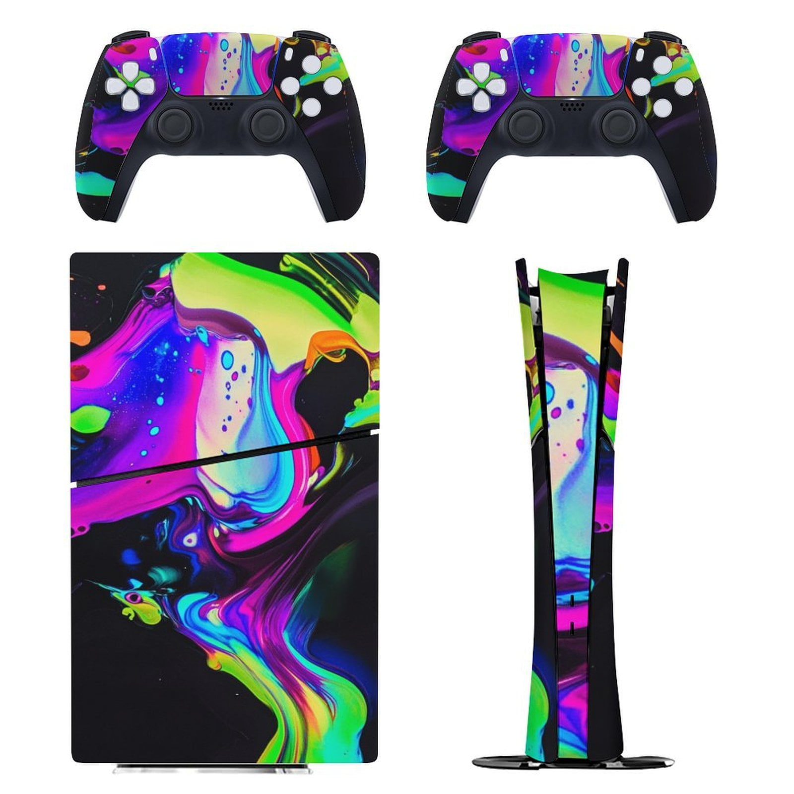 Skin Sticker for PS5 Slim Standard PS5 Pro Disc Digital Edition Console ...