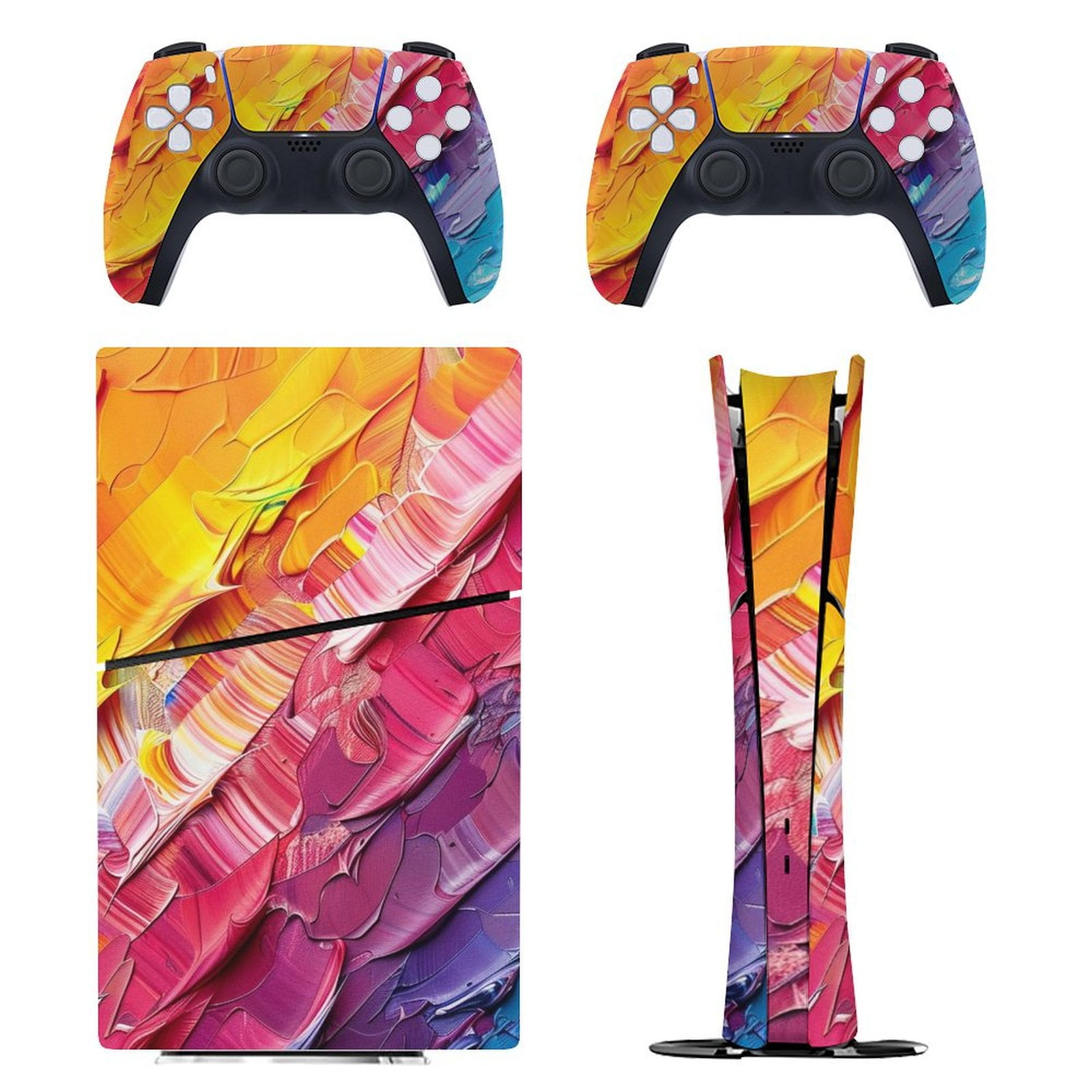 Skin Sticker for PS5 Slim Standard PS5 Pro Disc Digital Edition Console ...