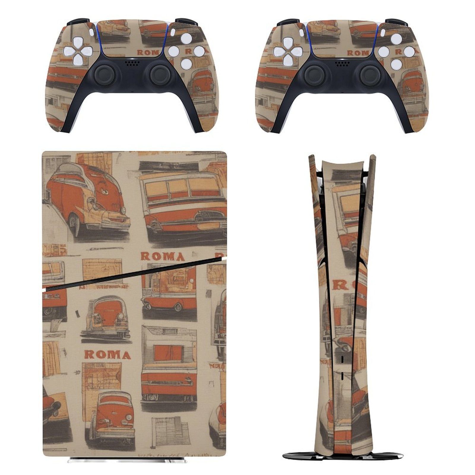 Skin Sticker for PS5 Slim Standard PS5 Pro Disc Digital Edition Console ...