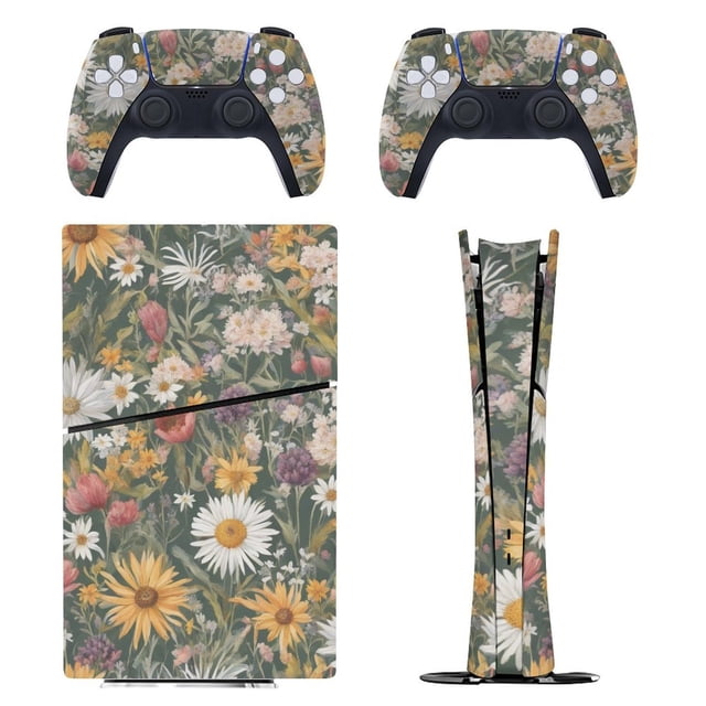 Skin Sticker for PS5 Slim Standard PS5 Pro Disc Digital Edition Console ...