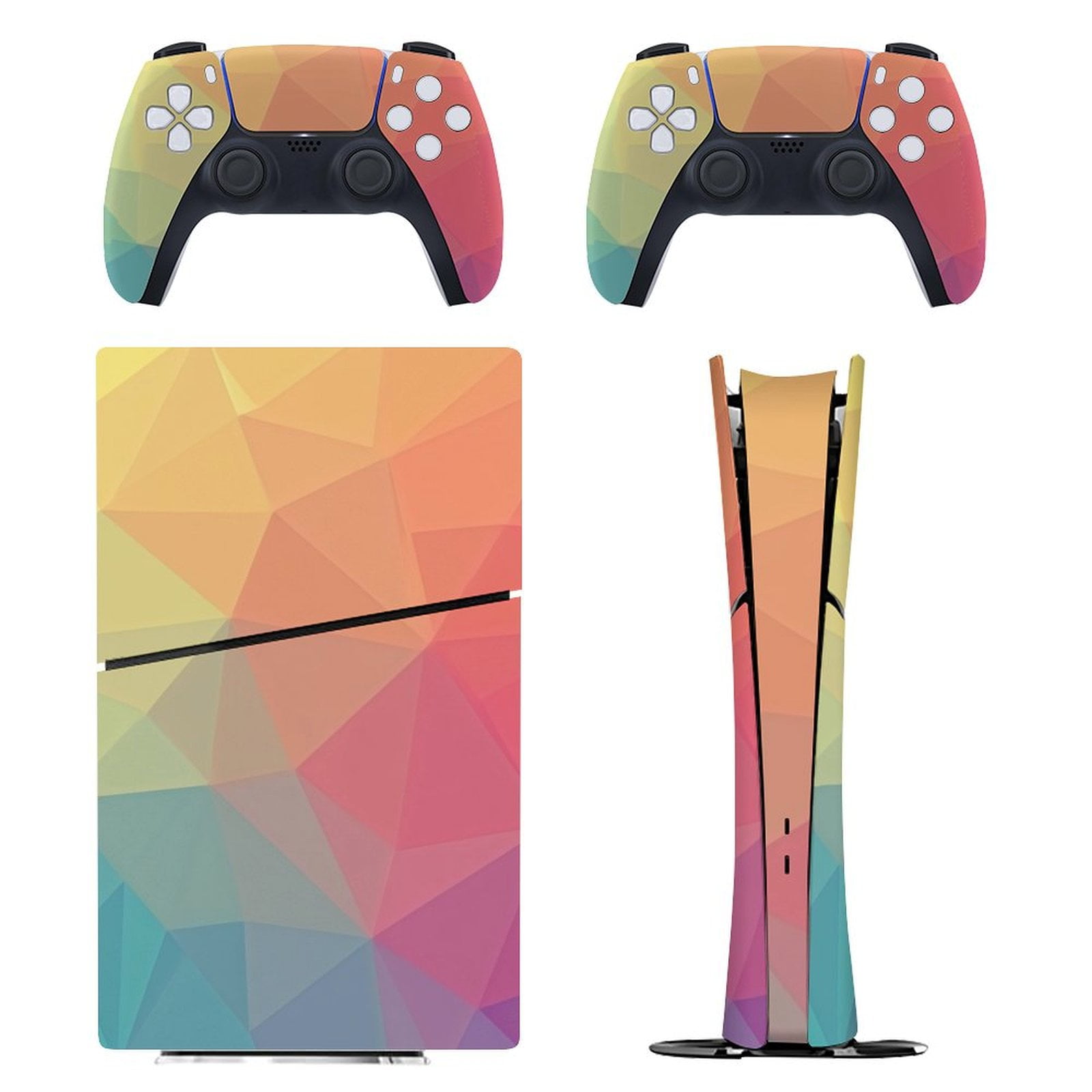 Skin Sticker for PS5 Slim Standard PS5 Pro Disc Digital Edition Console ...