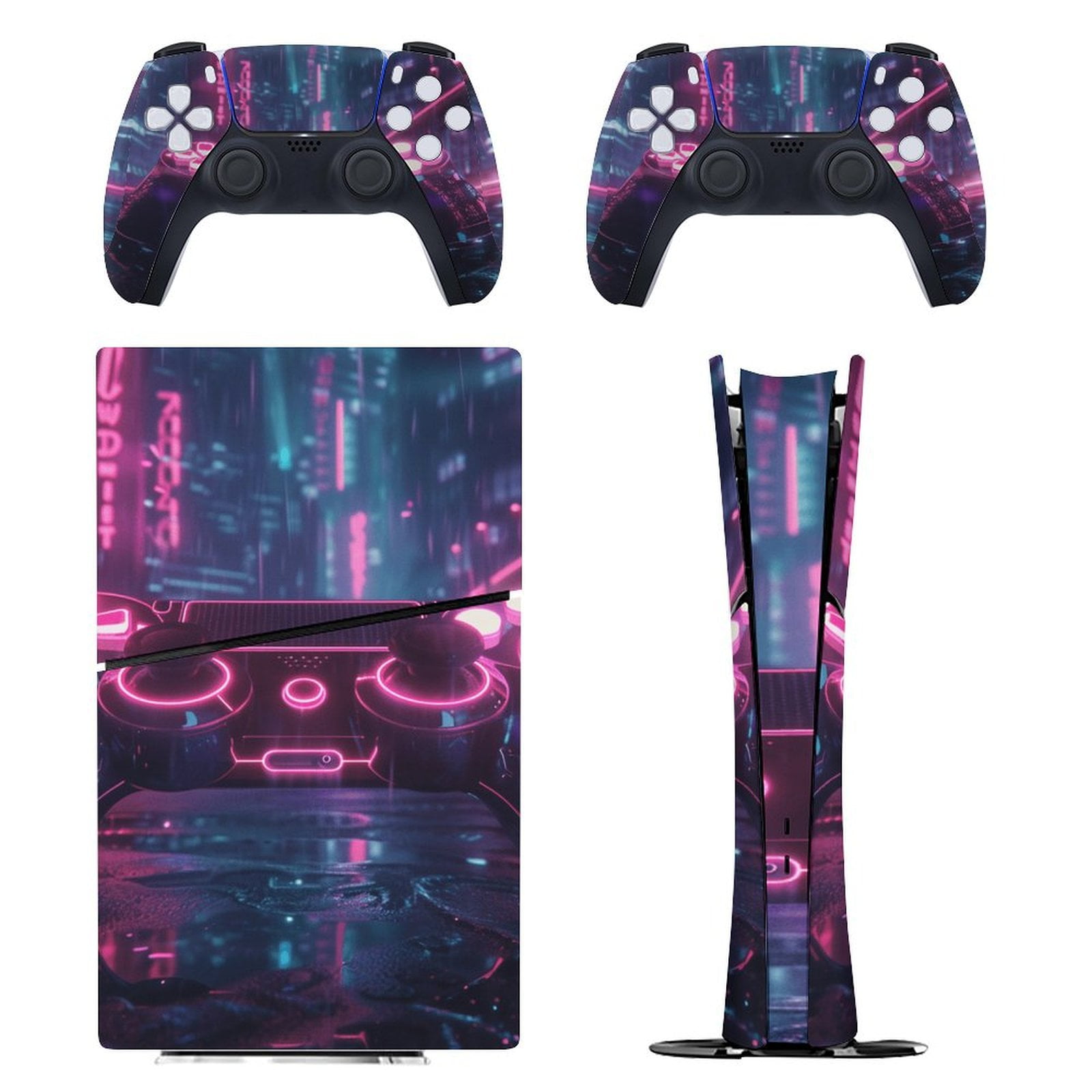 Skin Sticker for PS5 Slim Standard PS5 Pro Disc Digital Edition Console ...