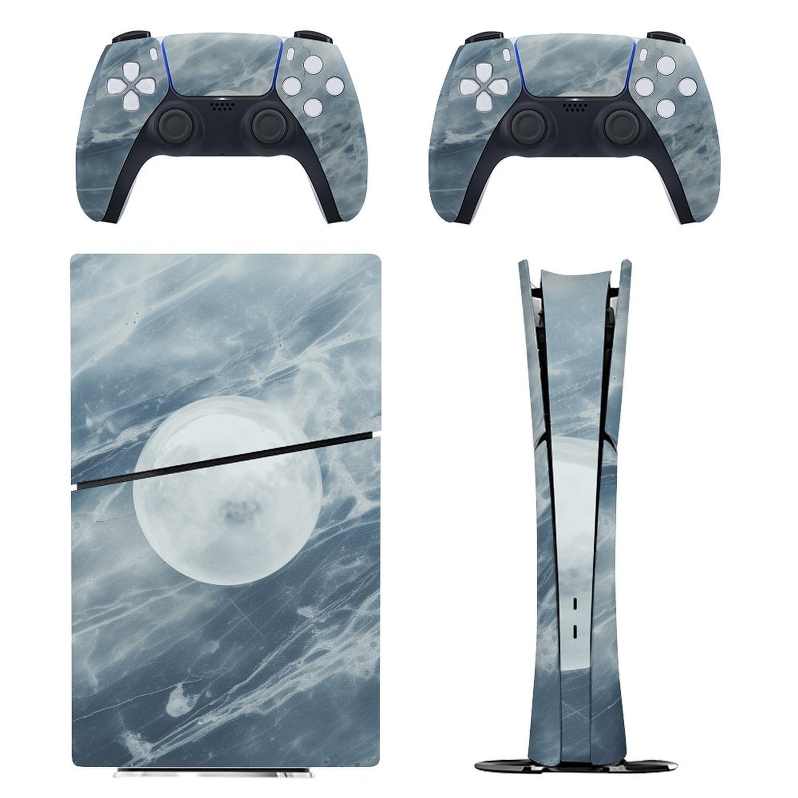 Skin Sticker for PS5 Slim Standard PS5 Pro Disc Digital Edition Console ...