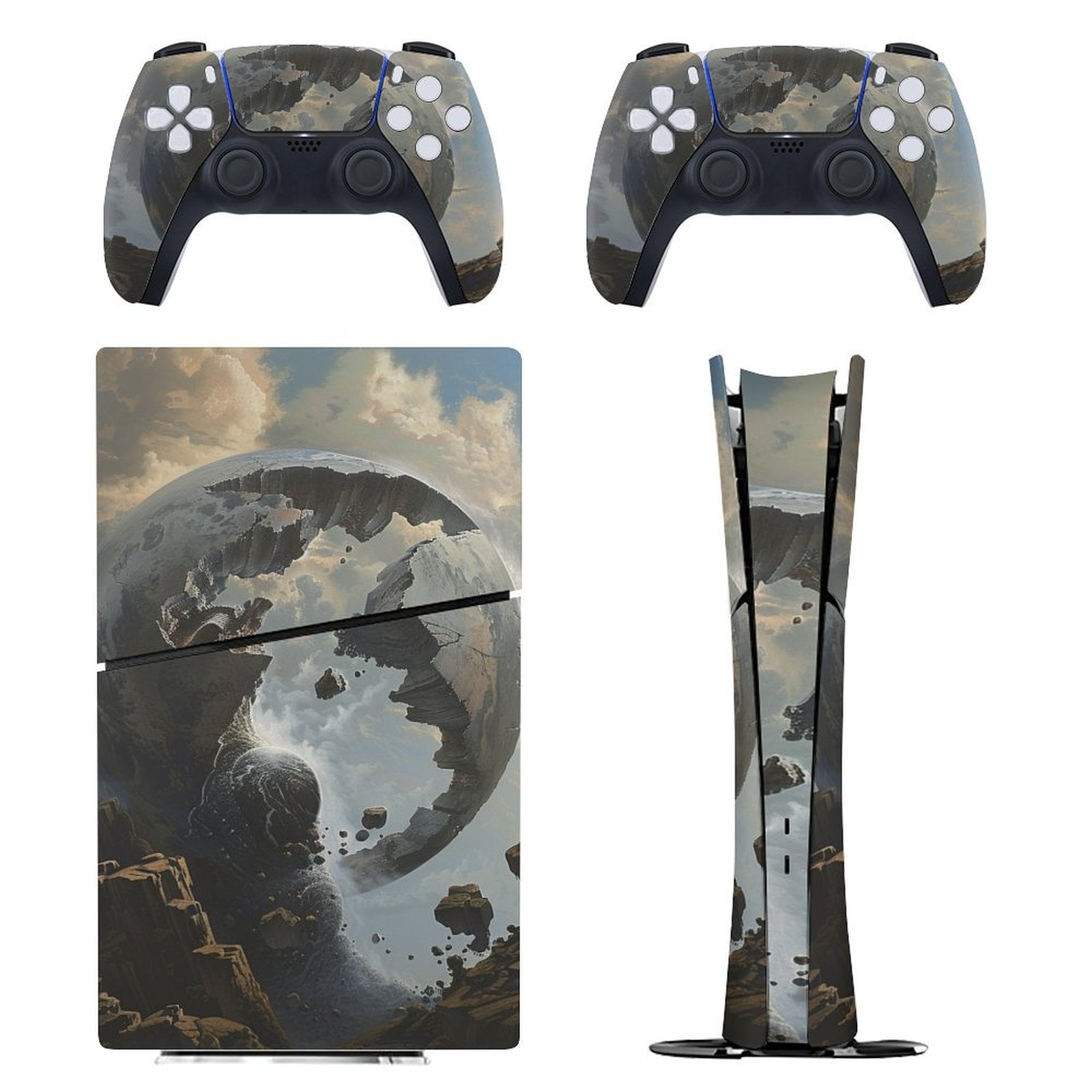 Skin Sticker for PS5 Slim Standard PS5 Pro Disc Digital Edition Console ...