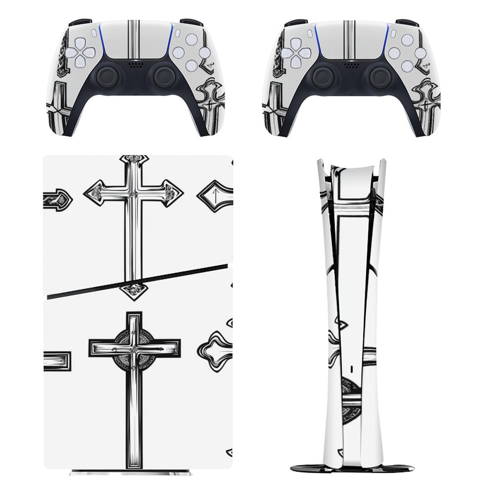 Skin Sticker for PS5 Slim Standard PS5 Pro Disc Digital Edition Console ...