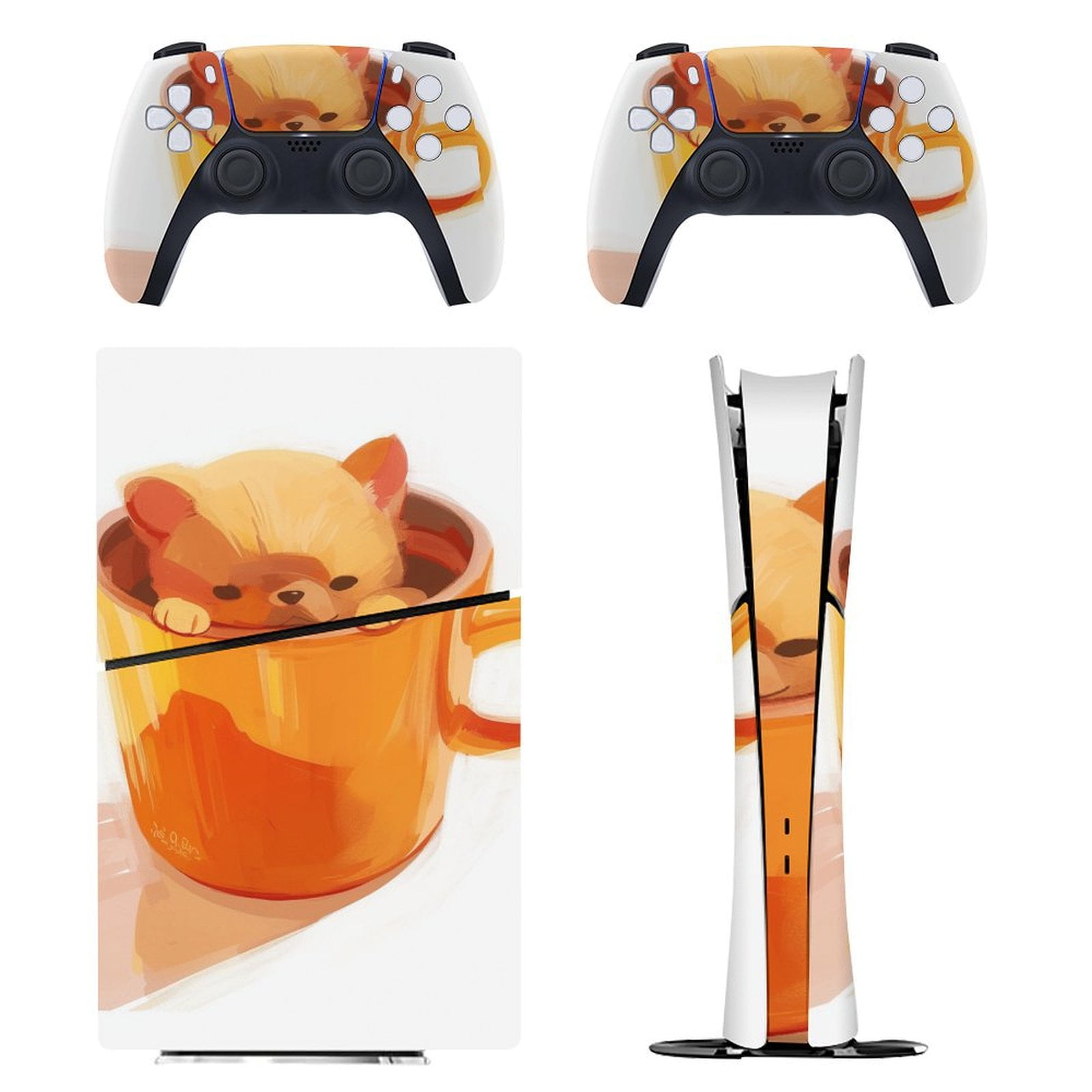 Skin Sticker for PS5 Slim Standard PS5 Pro Disc Digital Edition Console ...