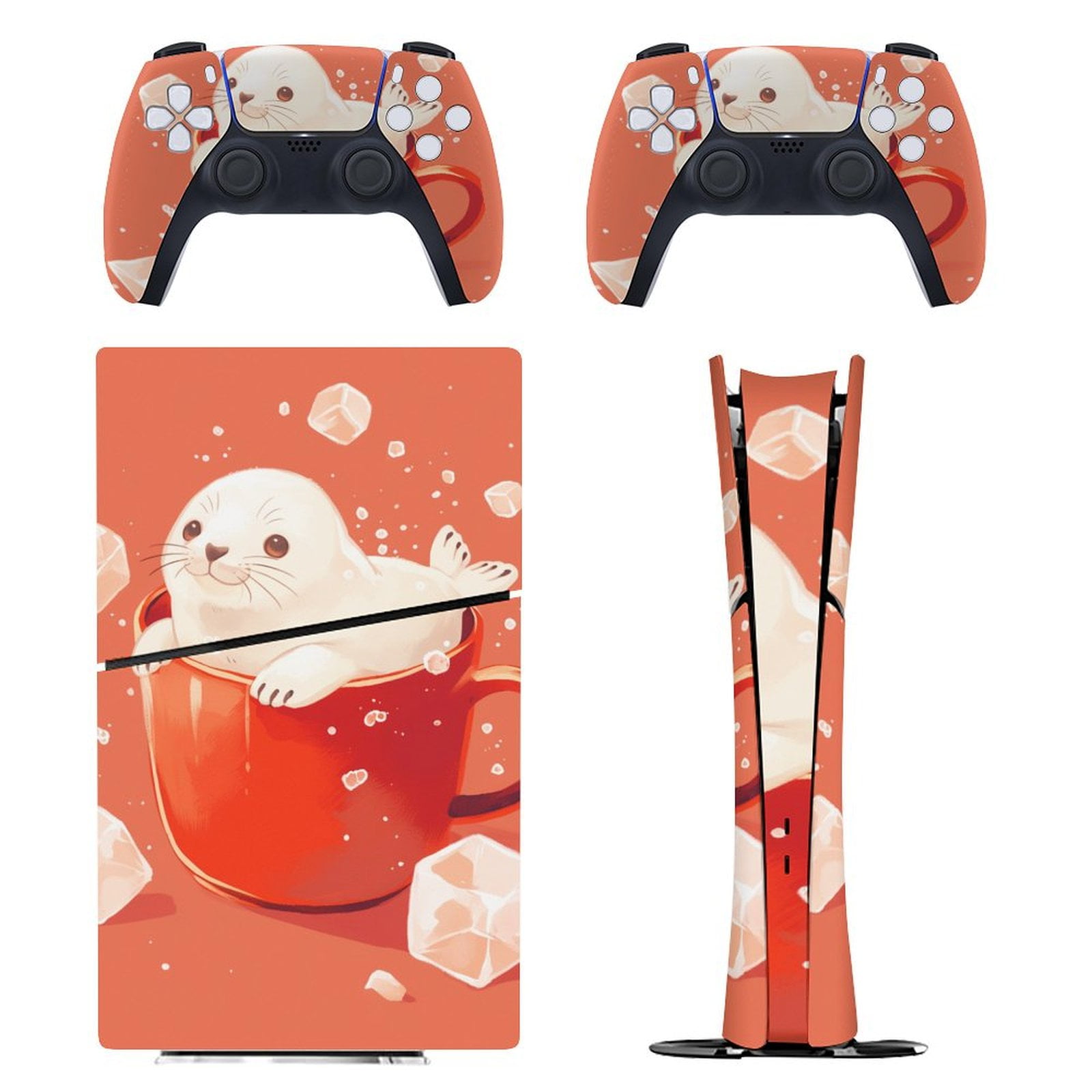 Skin Sticker for PS5 Slim Standard PS5 Pro Disc Digital Edition Console ...
