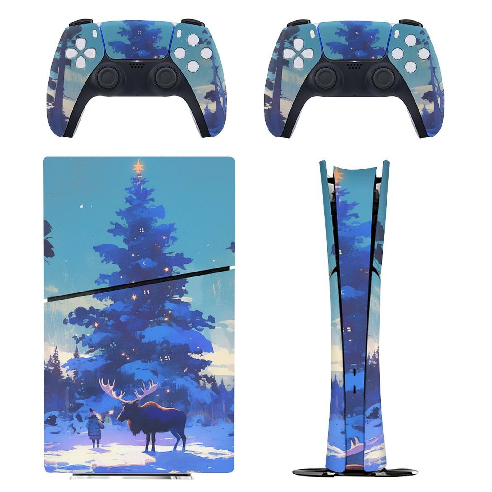 Skin Sticker for PS5 Slim Standard PS5 Pro Disc Digital Edition Console ...