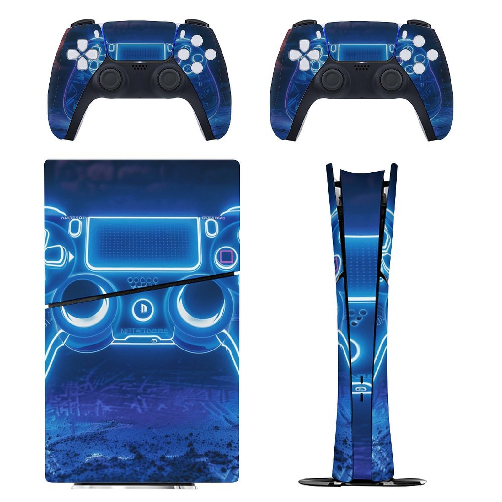Skin Sticker for PS5 Slim Standard PS5 Pro Disc Digital Edition Console ...