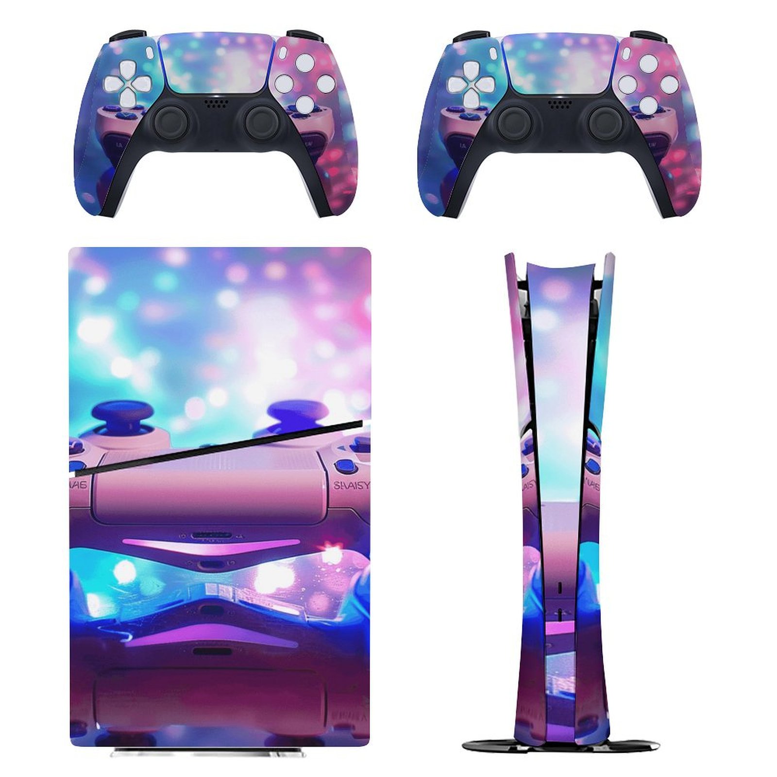 Skin Sticker for PS5 Slim Standard PS5 Pro Disc Digital Edition Console ...