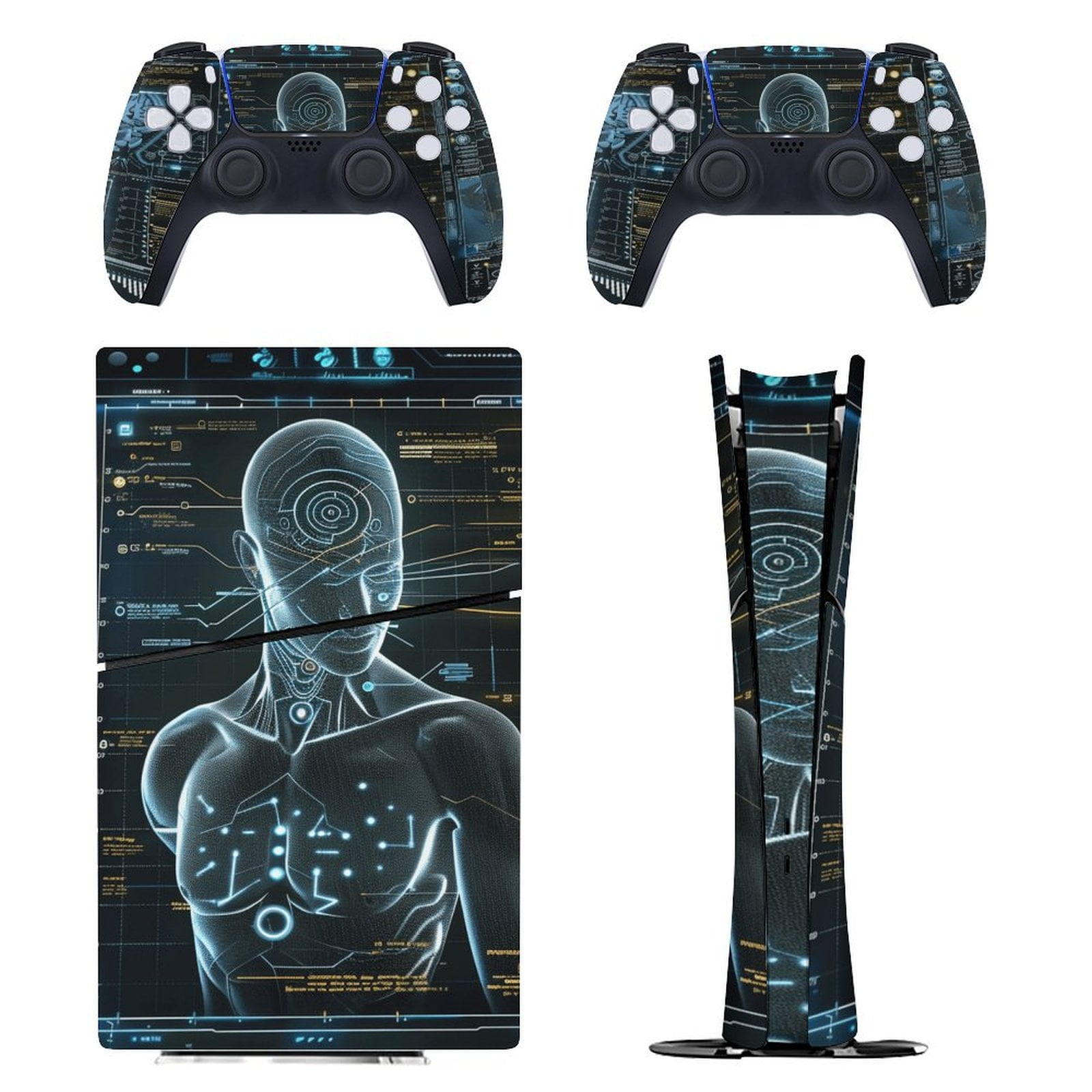 Skin Sticker for PS5 Slim Standard PS5 Pro Disc Digital Edition Console ...