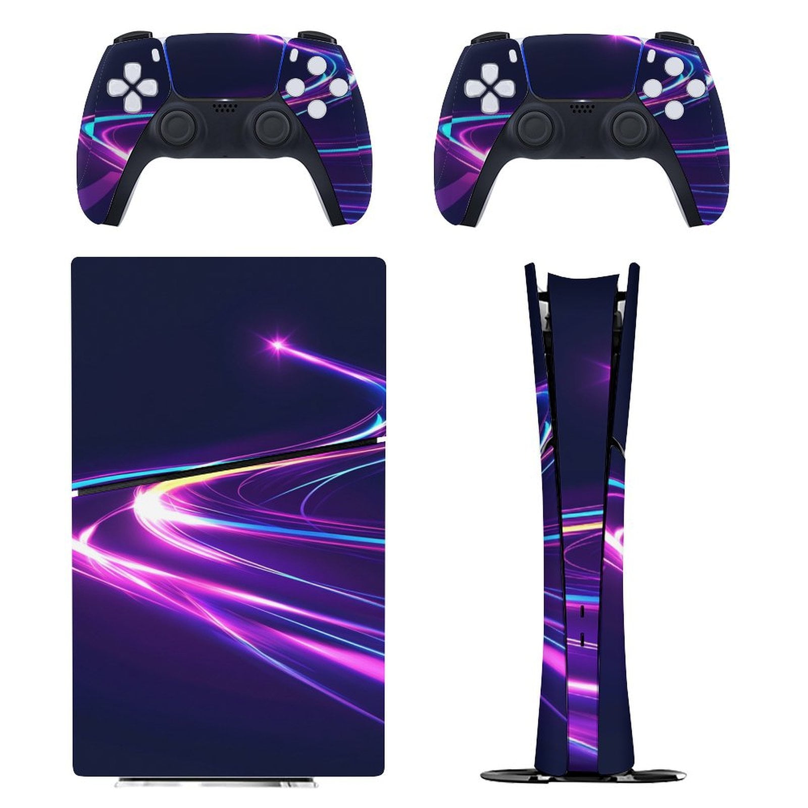 Skin Sticker for PS5 Slim Standard PS5 Pro Disc Digital Edition Console ...