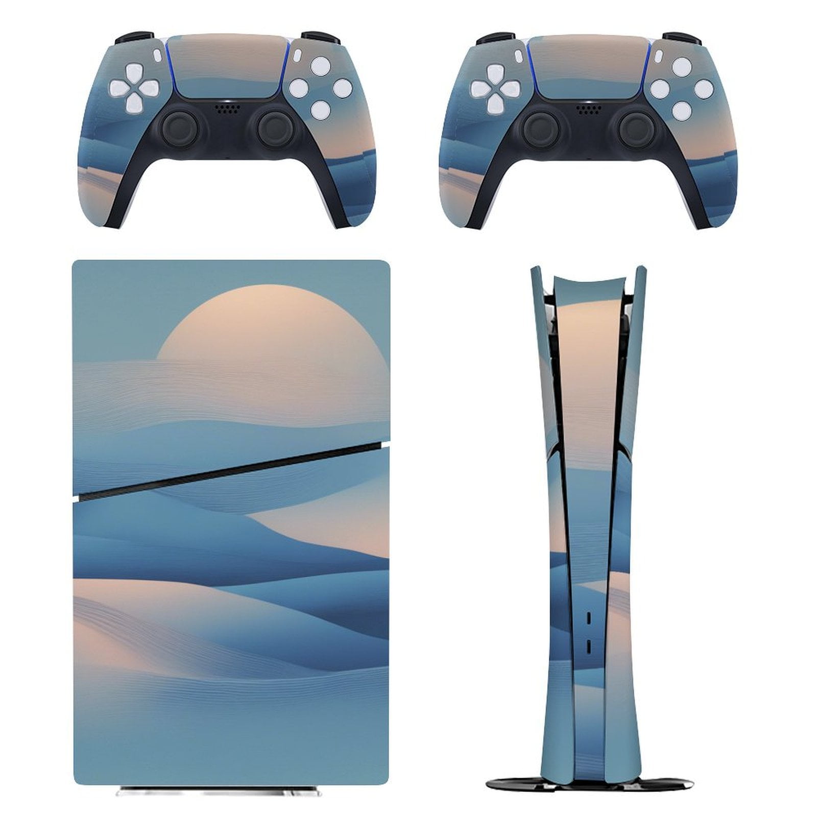Skin Sticker for PS5 Slim Standard PS5 Pro Disc Digital Edition Console ...