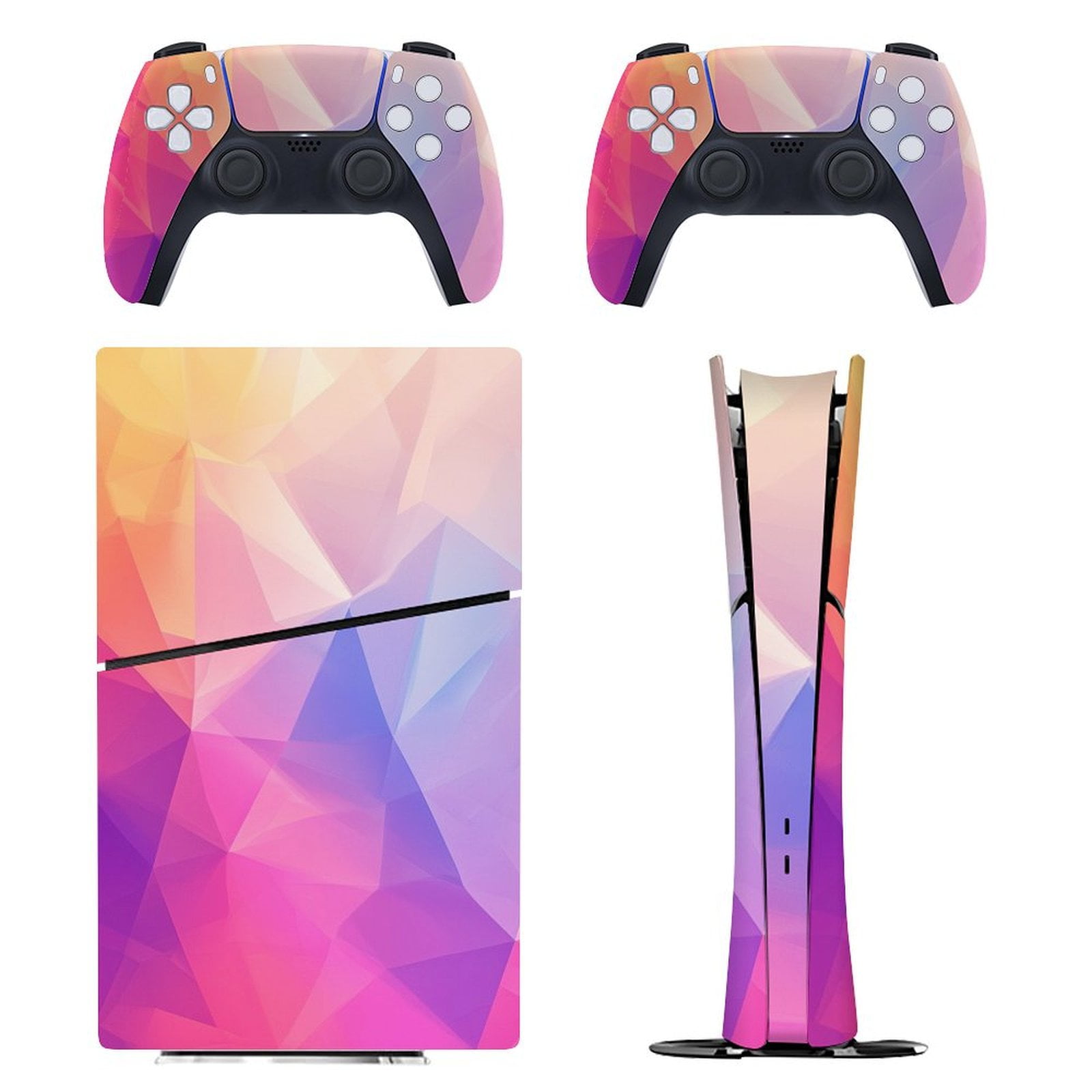 Skin Sticker for PS5 Slim Standard PS5 Pro Disc Digital Edition Console ...