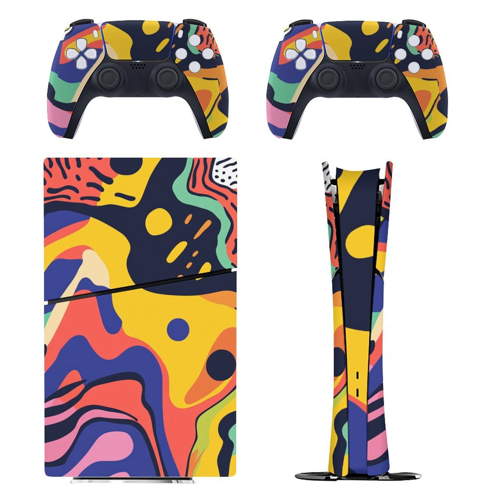 Skin Sticker for PS5 Slim Standard PS5 Pro Disc Digital Edition Console ...