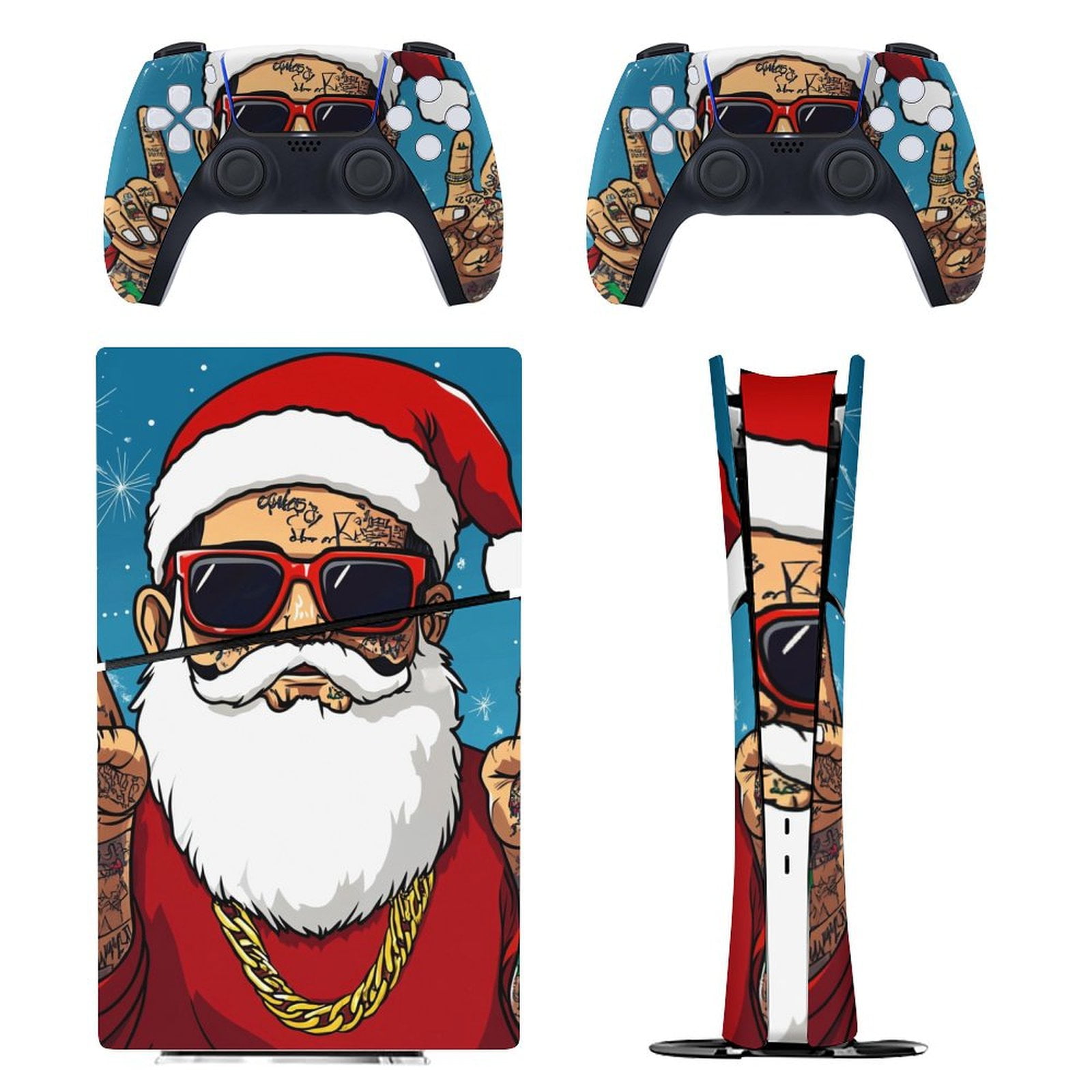 Skin Sticker for PS5 Slim Standard PS5 Pro Disc Digital Edition Console ...