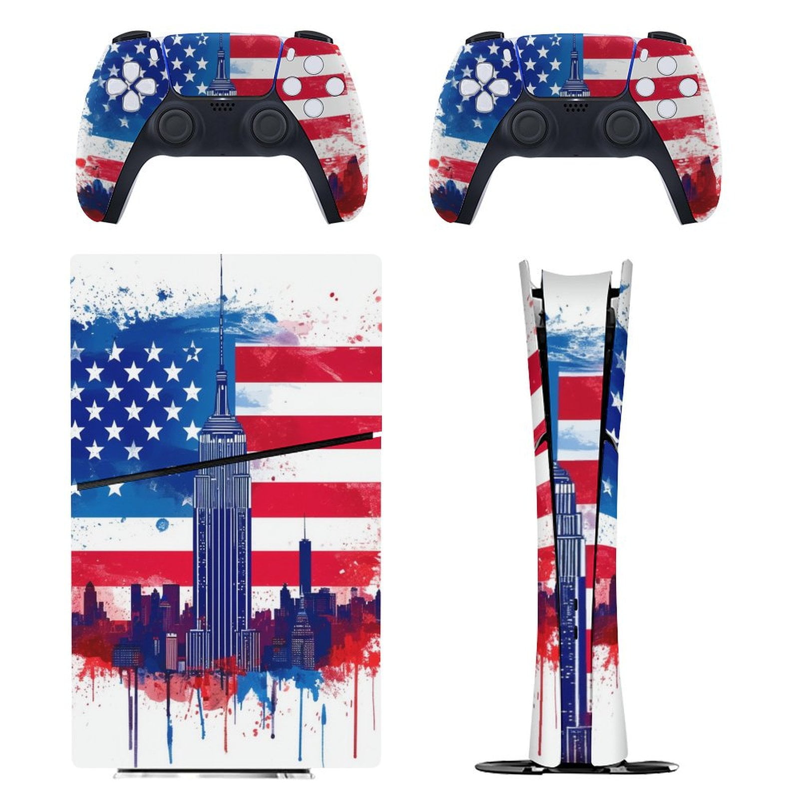 Skin Sticker for PS5 Slim Standard PS5 Pro Disc Digital Edition Console ...