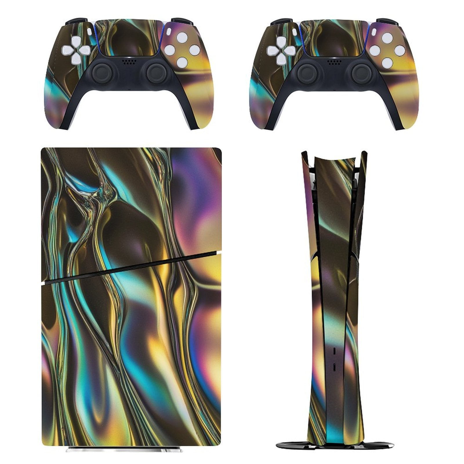 Skin Sticker for PS5 Slim Standard PS5 Pro Disc Digital Edition Console ...