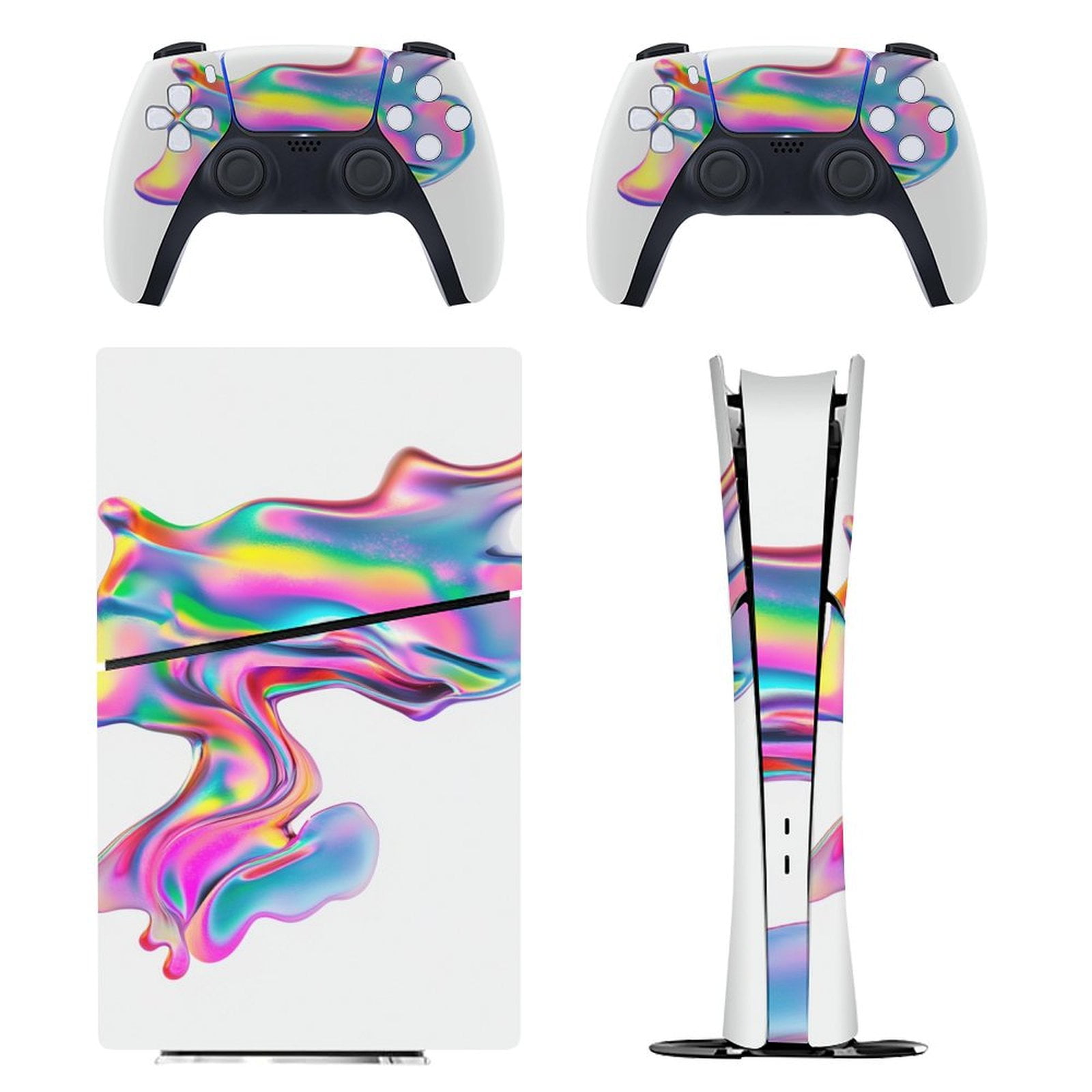 Skin Sticker for PS5 Slim Standard PS5 Pro Disc Digital Edition Console ...