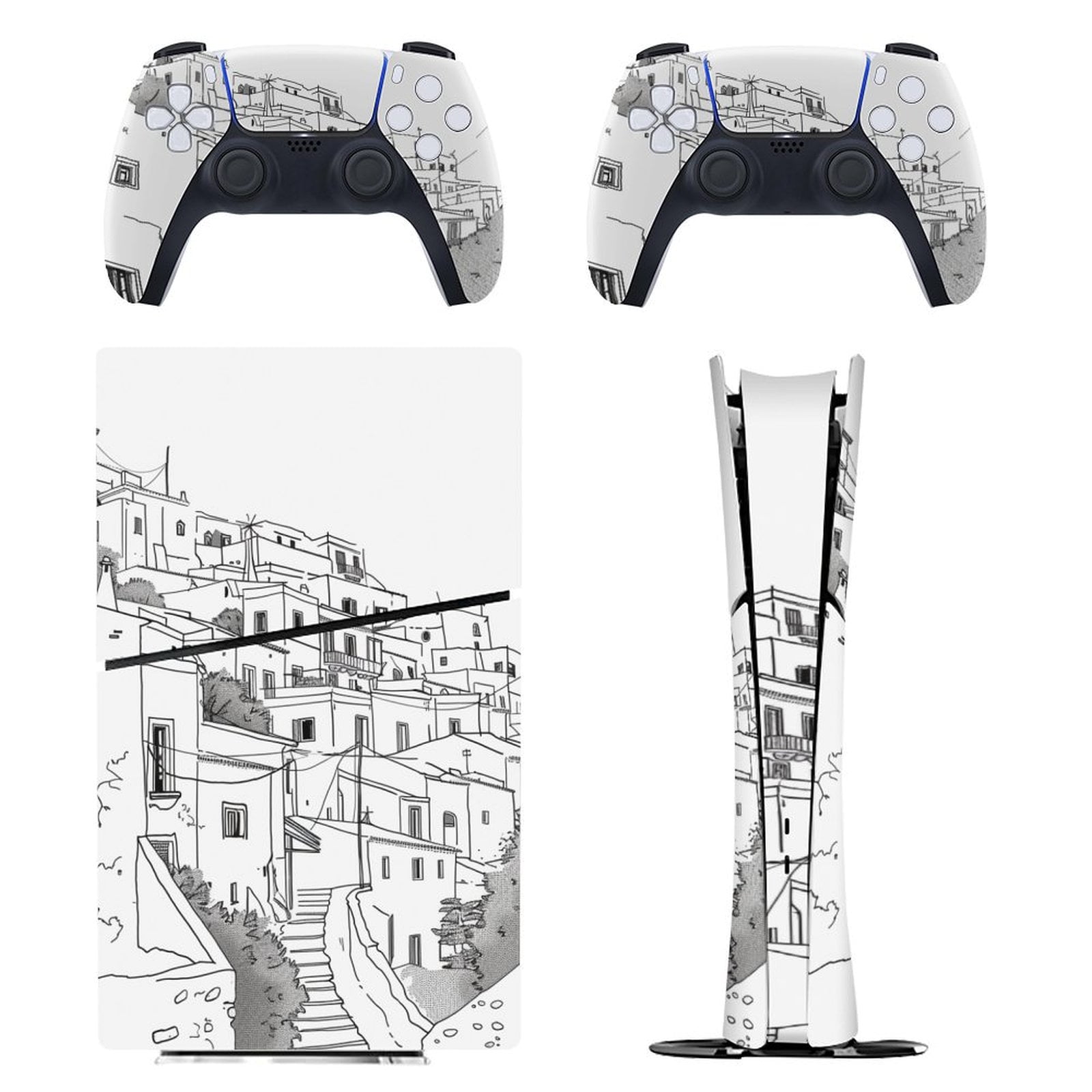 Skin Sticker for PS5 Slim Standard PS5 Pro Disc Digital Edition Console ...