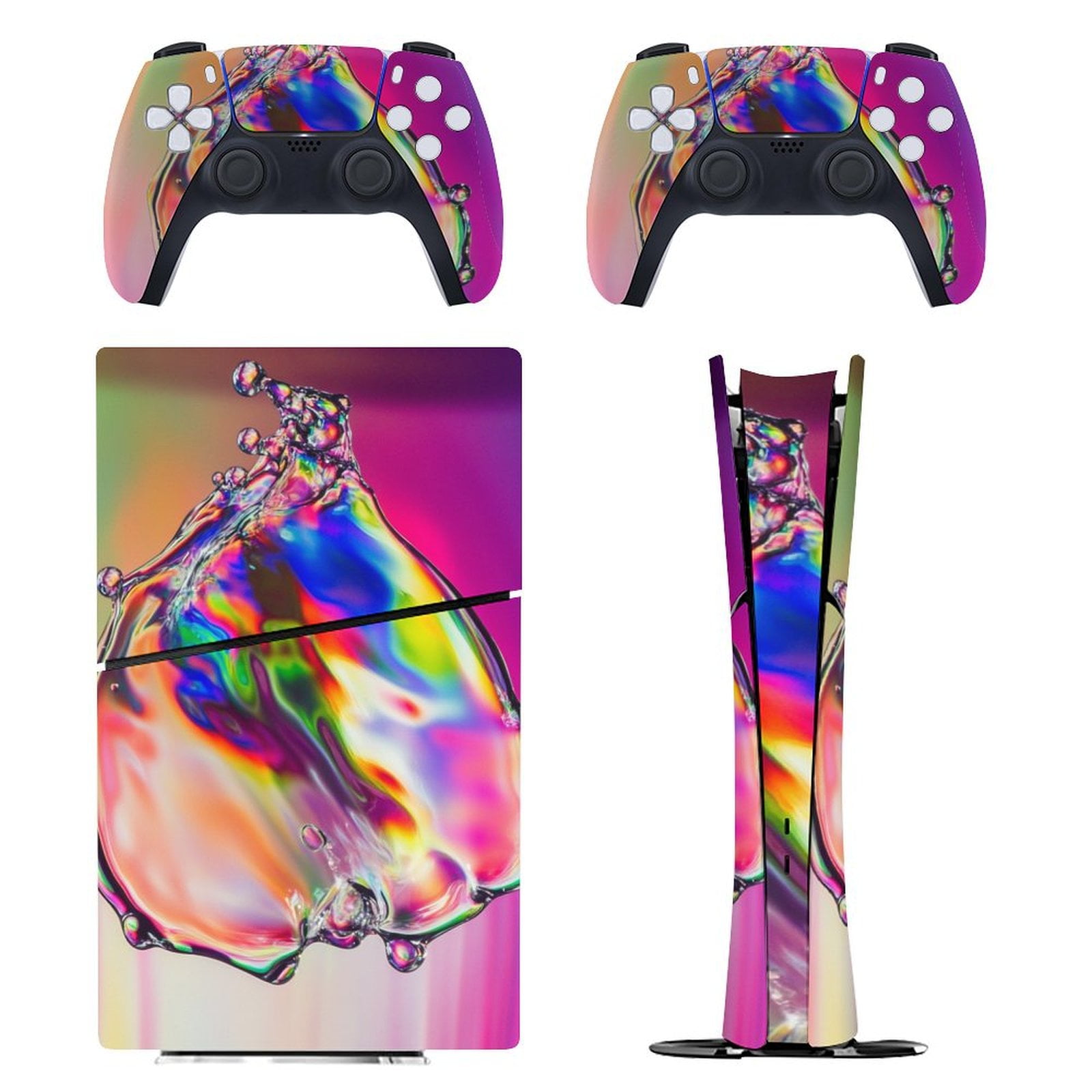 Skin Sticker for PS5 Slim Standard PS5 Pro Disc Digital Edition Console ...