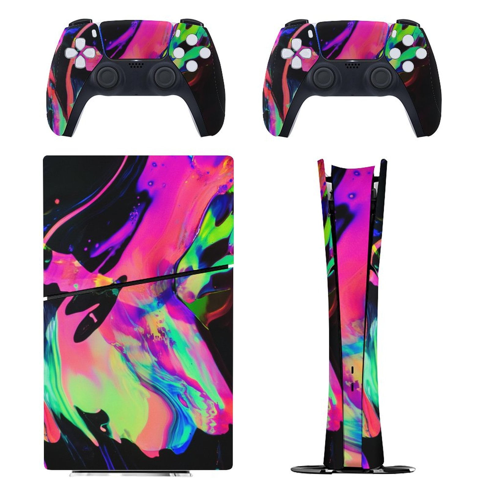 Skin Sticker for PS5 Slim Standard PS5 Pro Disc Digital Edition Console ...