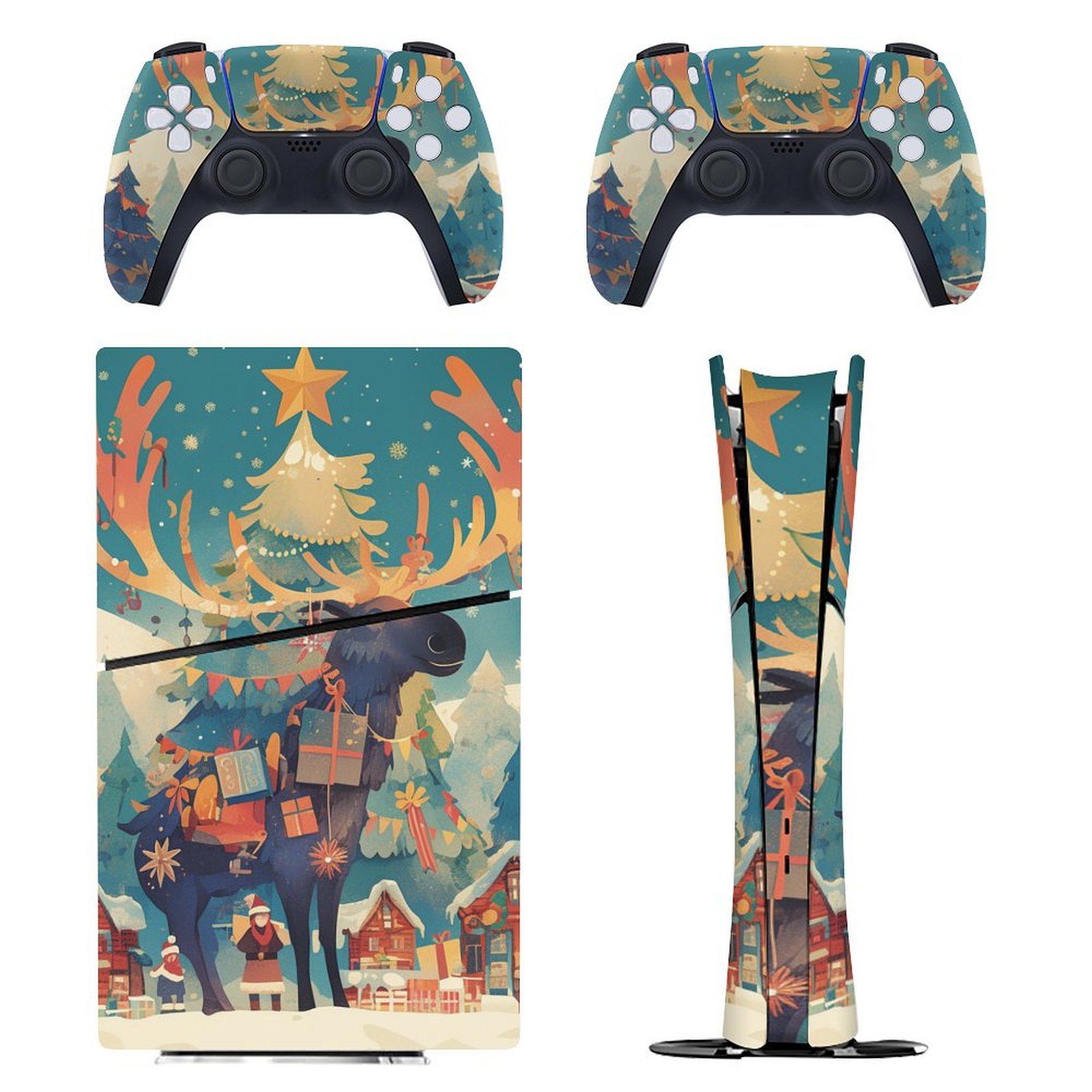 Skin Sticker for PS5 Slim Standard PS5 Pro Disc Digital Edition Console ...