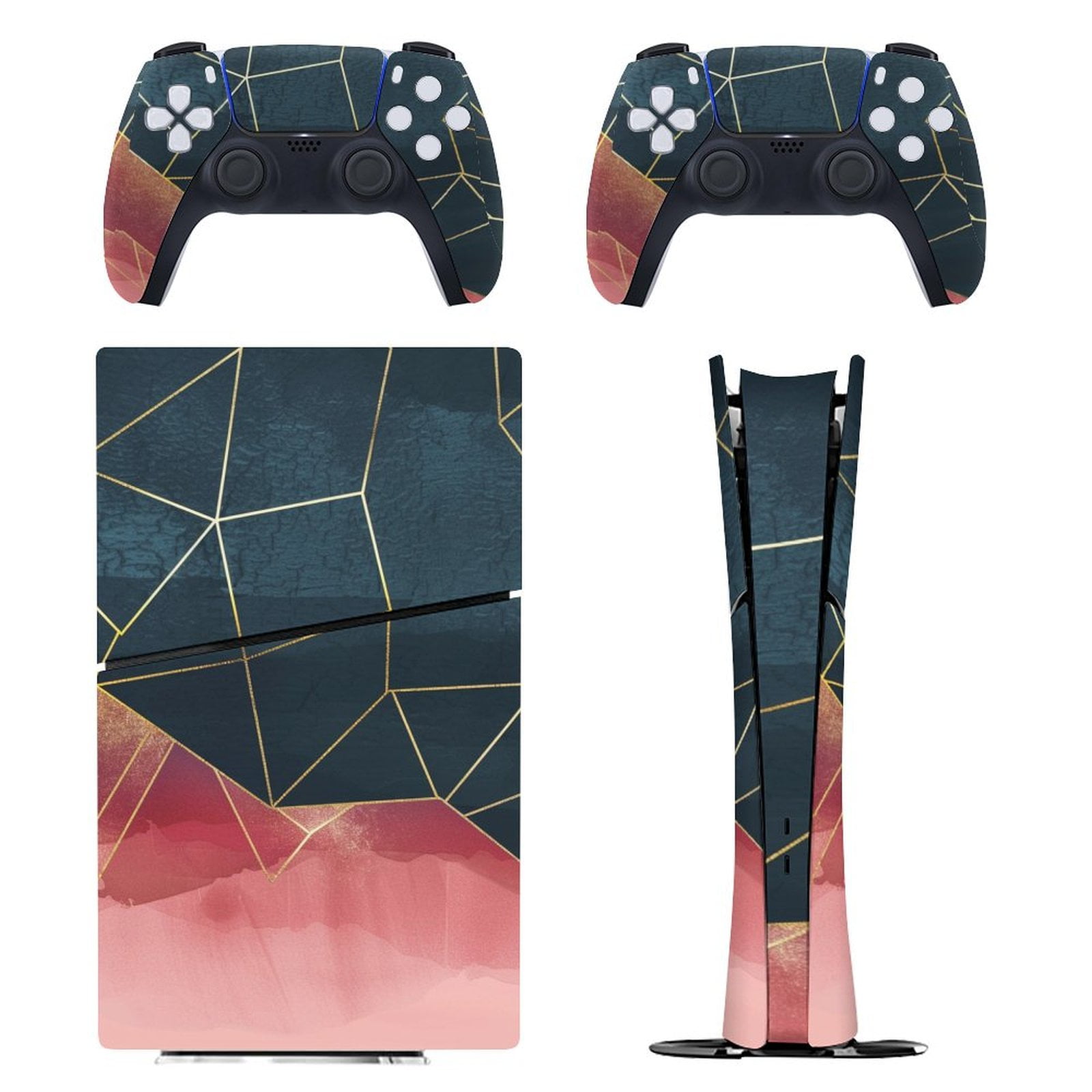 Skin Sticker for PS5 Slim Standard PS5 Pro Disc Digital Edition Console ...