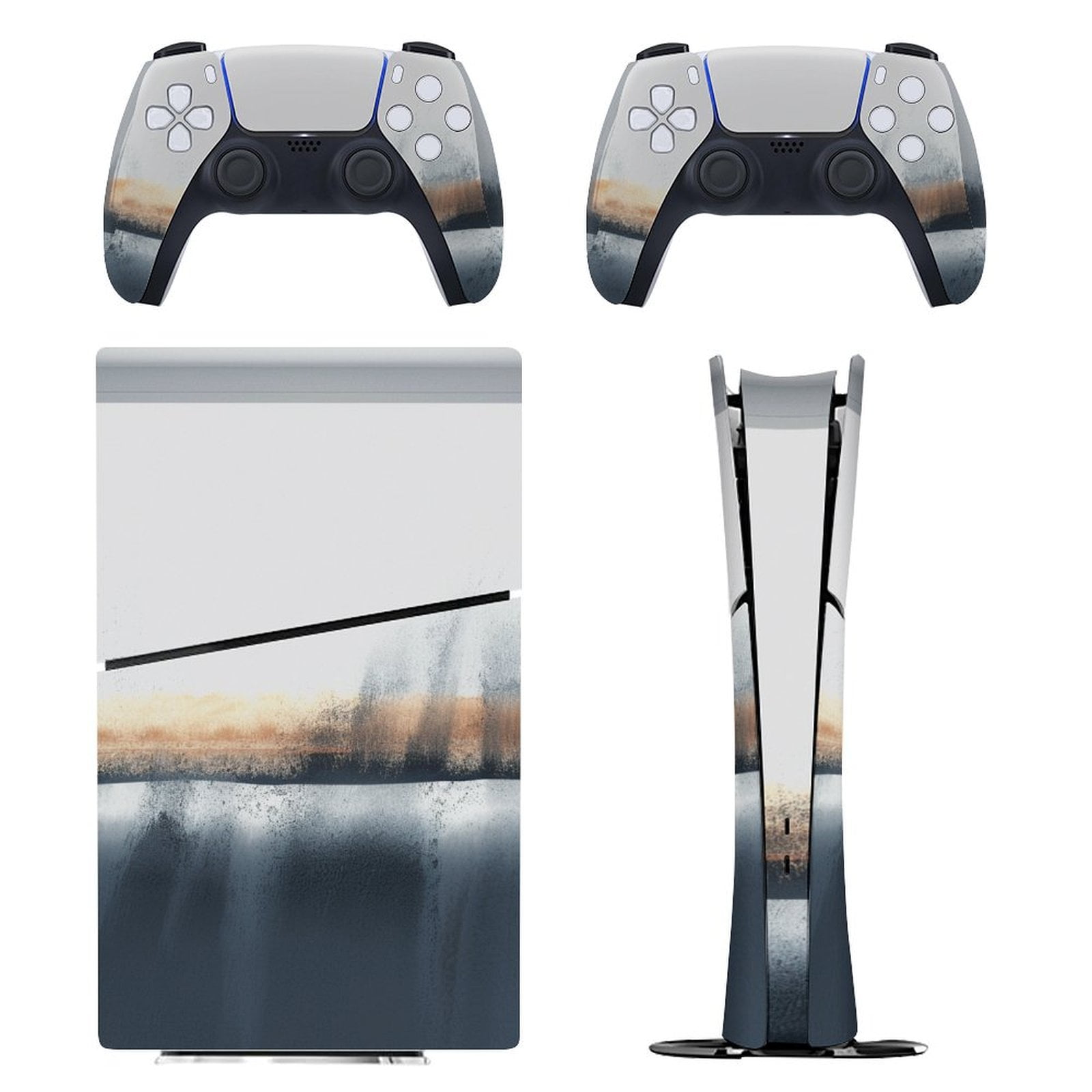 Skin Sticker for PS5 Slim Standard PS5 Pro Disc Digital Edition Console ...