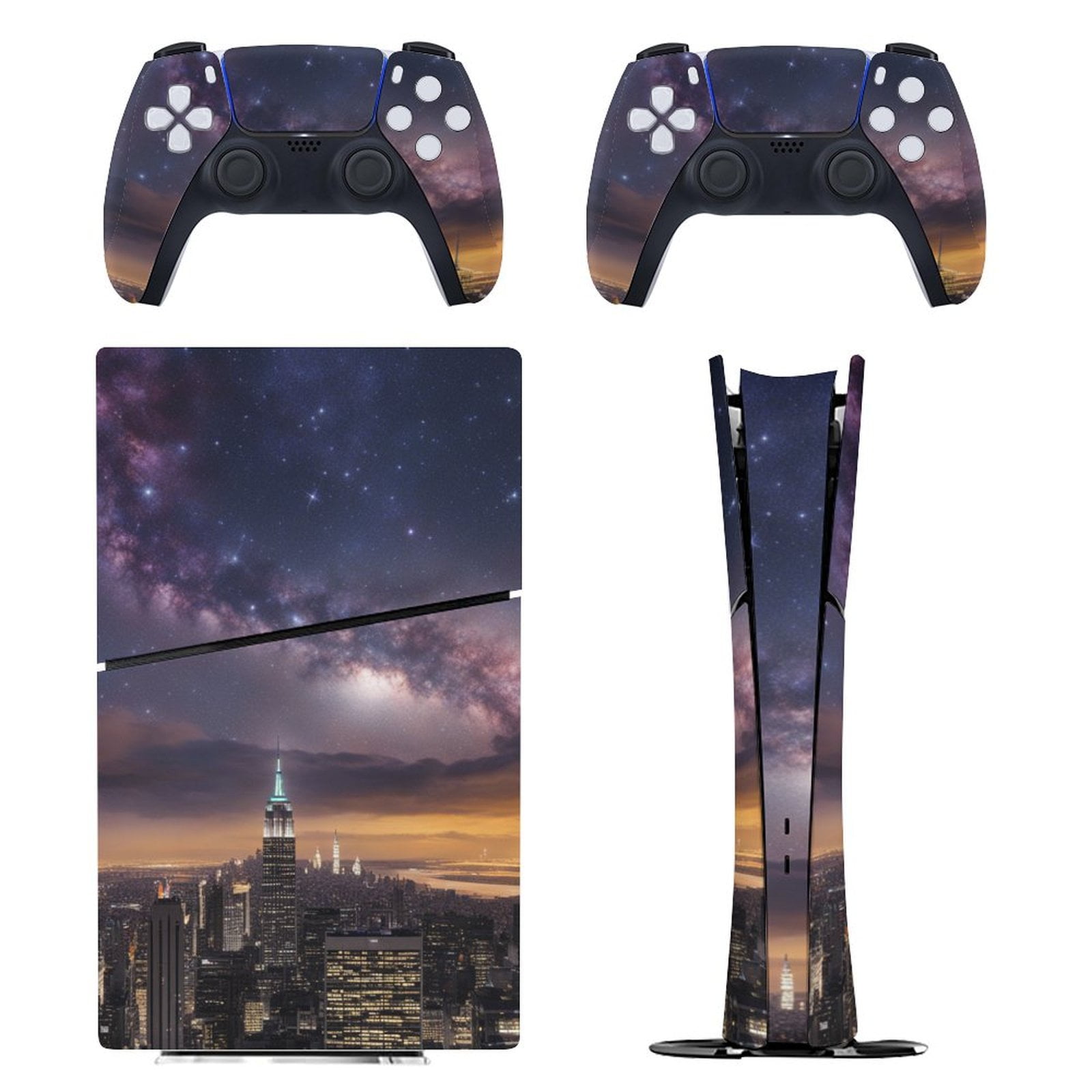 Skin Sticker for PS5 Slim Standard PS5 Pro Disc Digital Edition Console ...