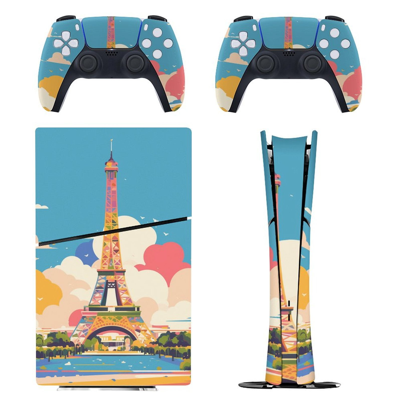 Skin Sticker for PS5 Slim Standard PS5 Pro Disc Digital Edition Console ...