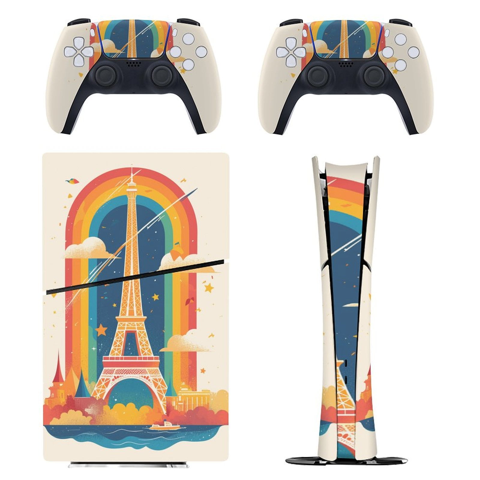 Skin Sticker for PS5 Slim Standard PS5 Pro Disc Digital Edition Console ...