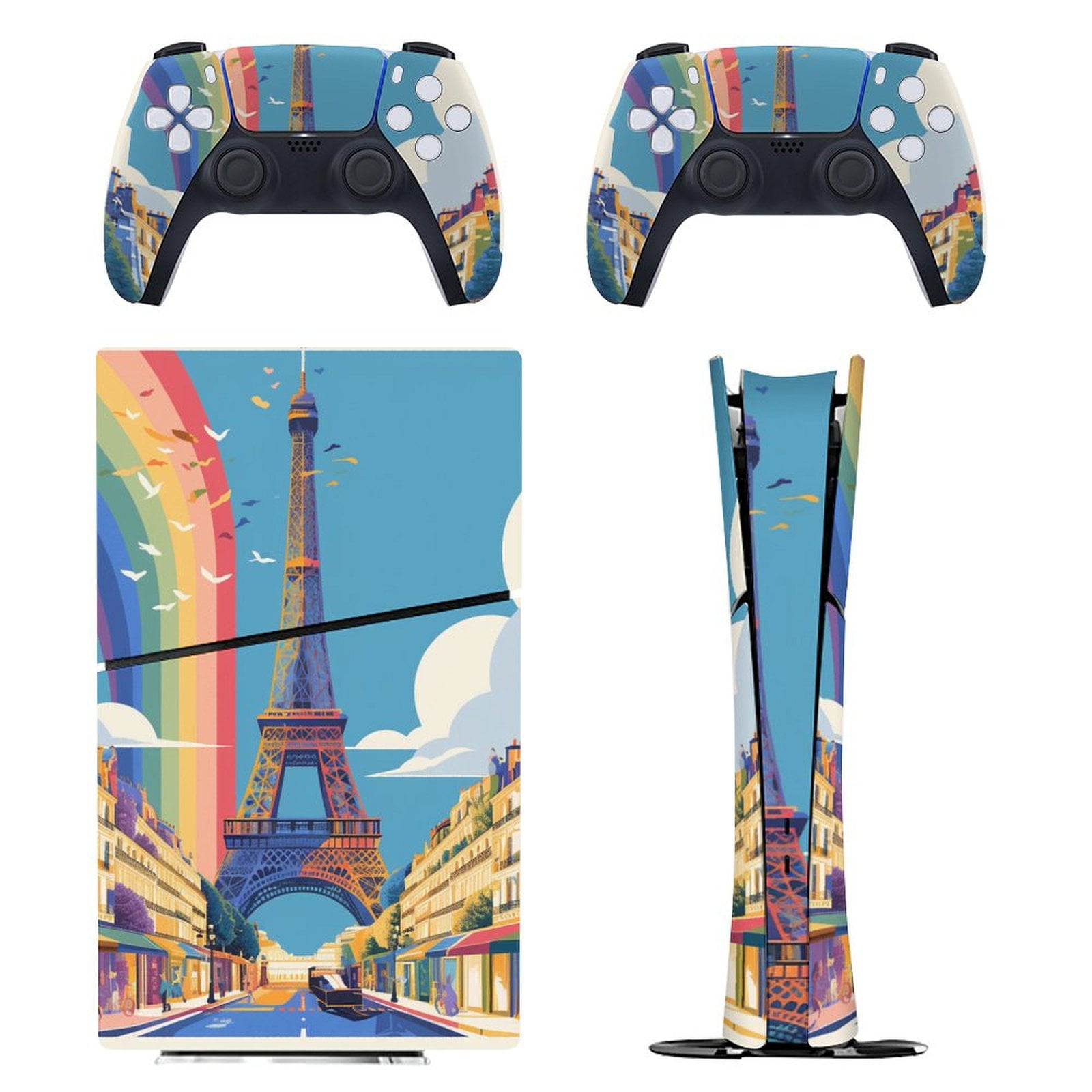 Skin Sticker for PS5 Slim Standard PS5 Pro Disc Digital Edition Console ...