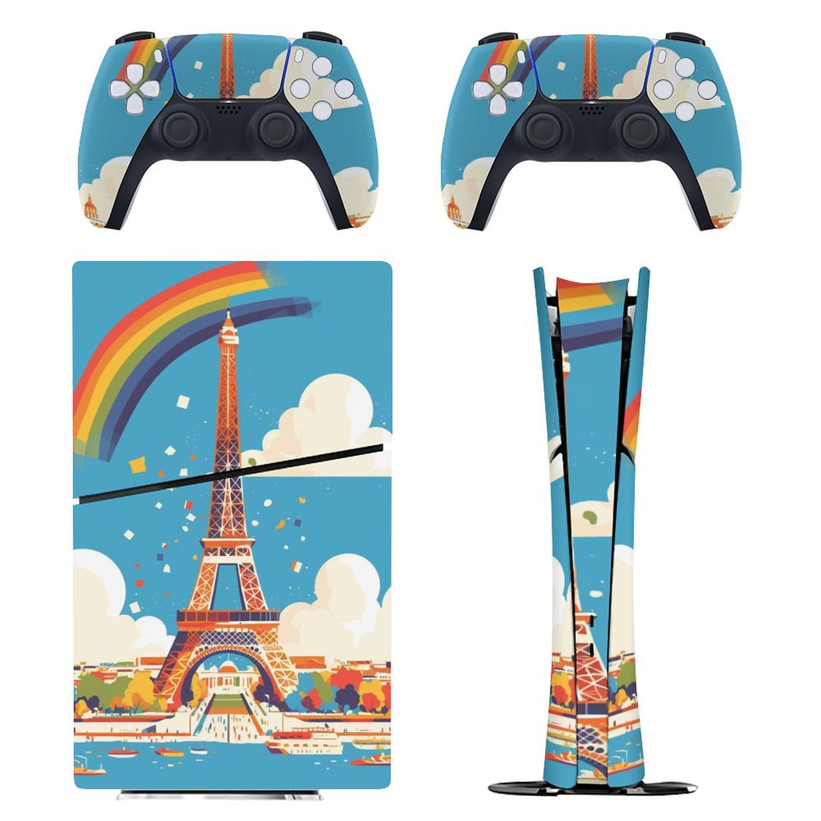 Skin Sticker for PS5 Slim Standard PS5 Pro Disc Digital Edition Console ...