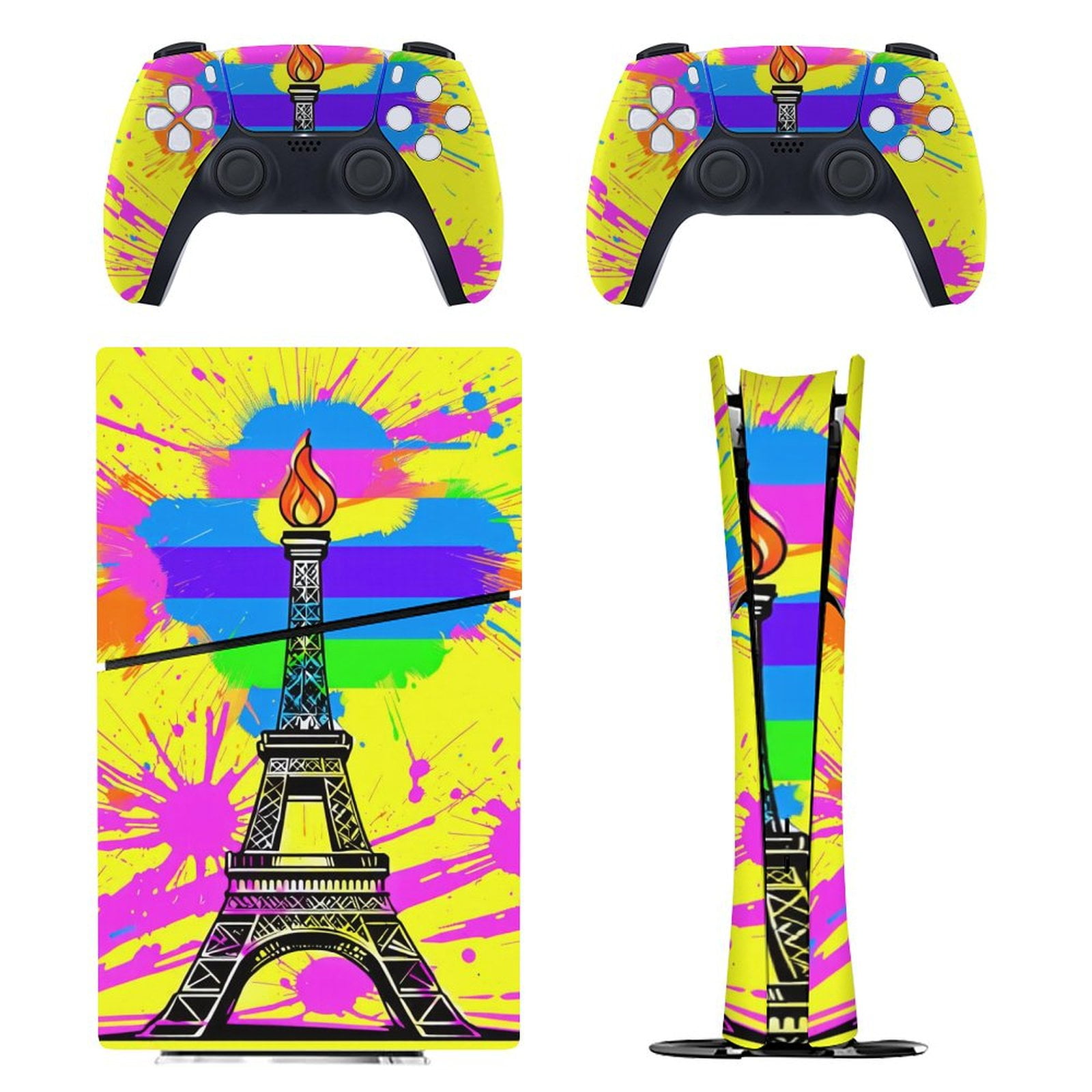 Skin Sticker for PS5 Slim Standard PS5 Pro Disc Digital Edition Console ...