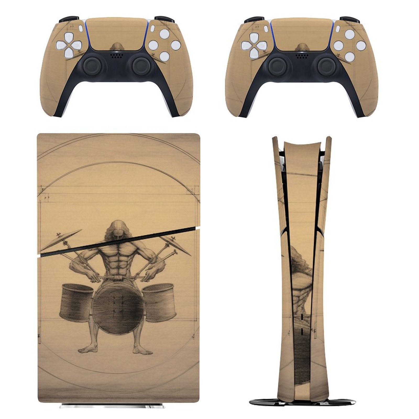 Skin Sticker for PS5 Slim Standard PS5 Pro Disc Digital Edition Console ...