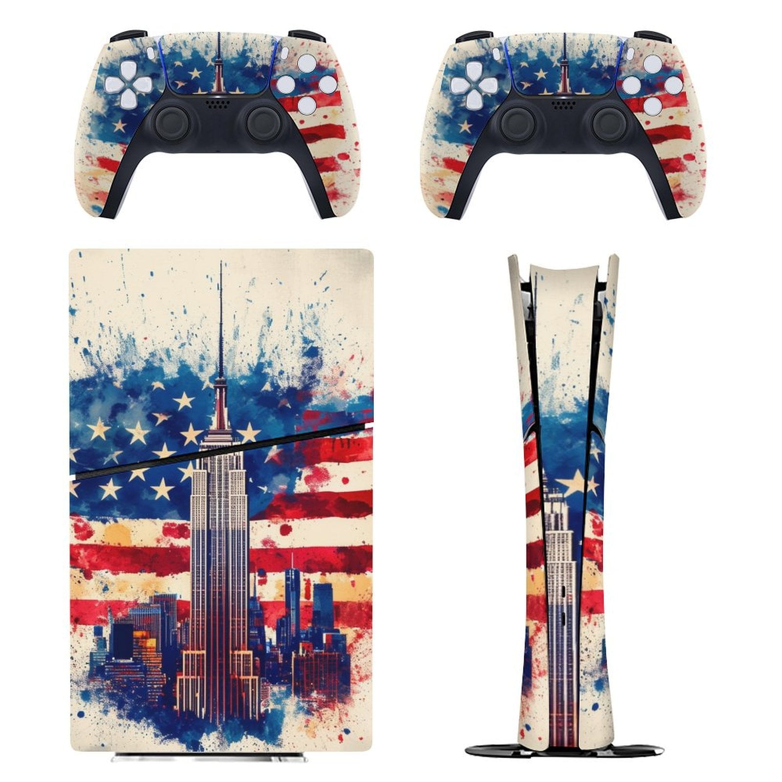 Skin Sticker for PS5 Slim Standard PS5 Pro Disc Digital Edition Console ...