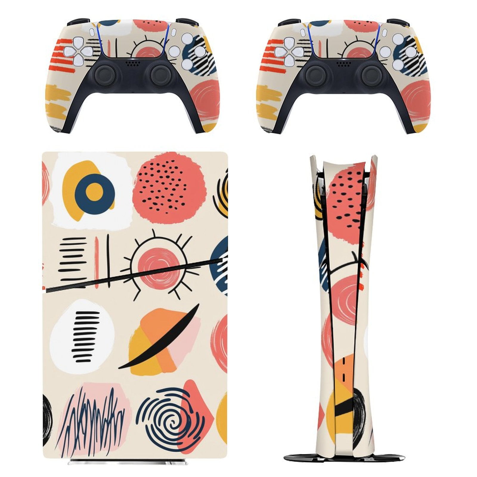 Skin Sticker for PS5 Slim Standard PS5 Pro Disc Digital Edition Console ...