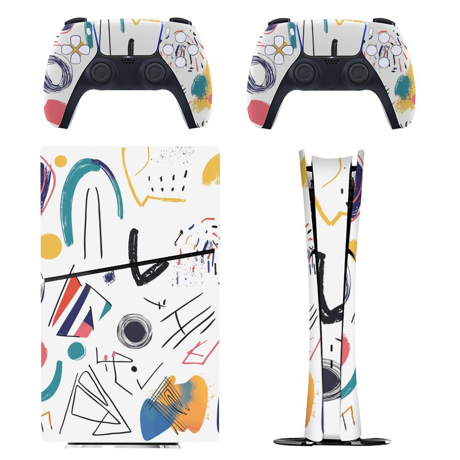 Skin Sticker for PS5 Slim Standard PS5 Pro Disc Digital Edition Console ...