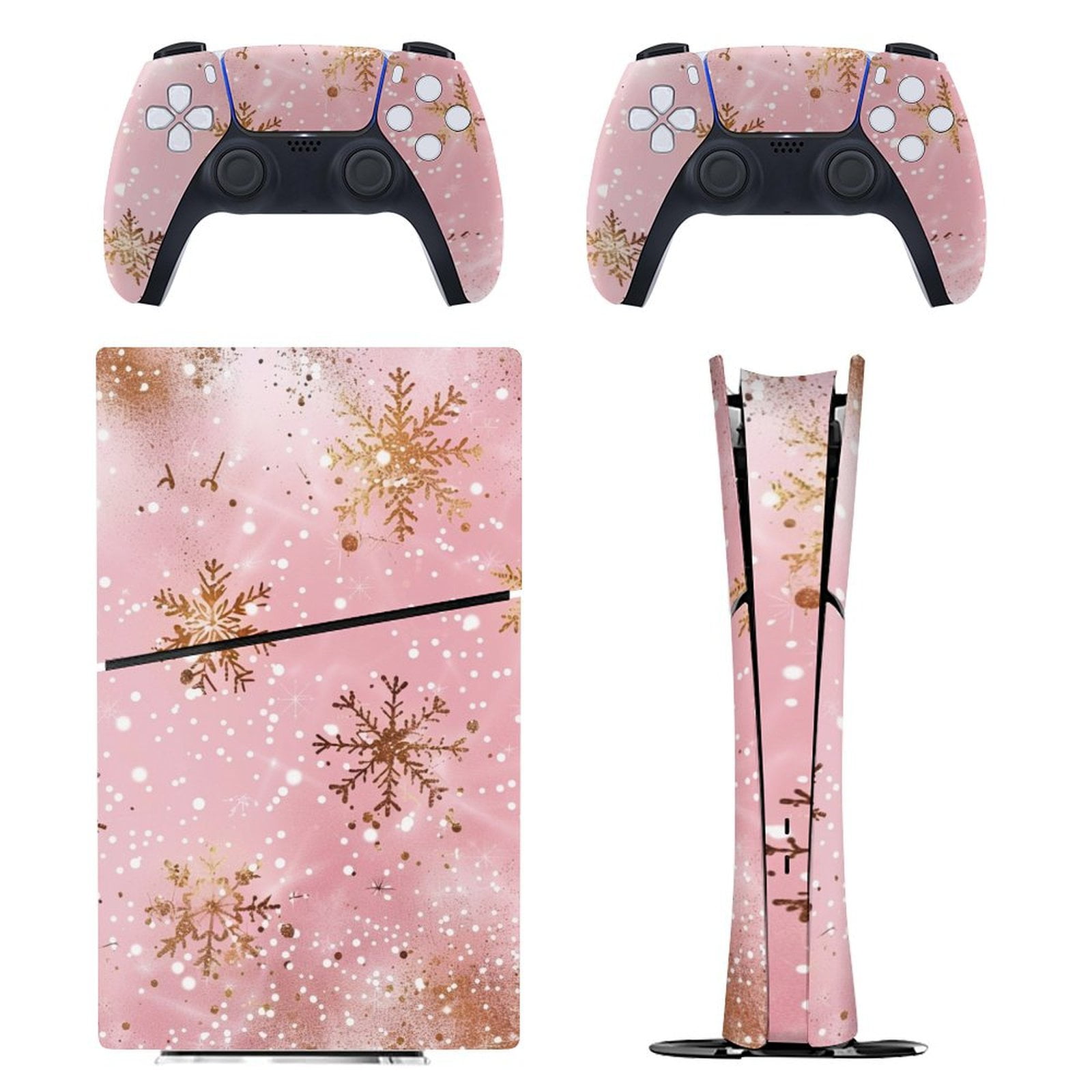 Skin Sticker for PS5 Slim Standard PS5 Pro Disc Digital Edition Console and Controllers Decals ...