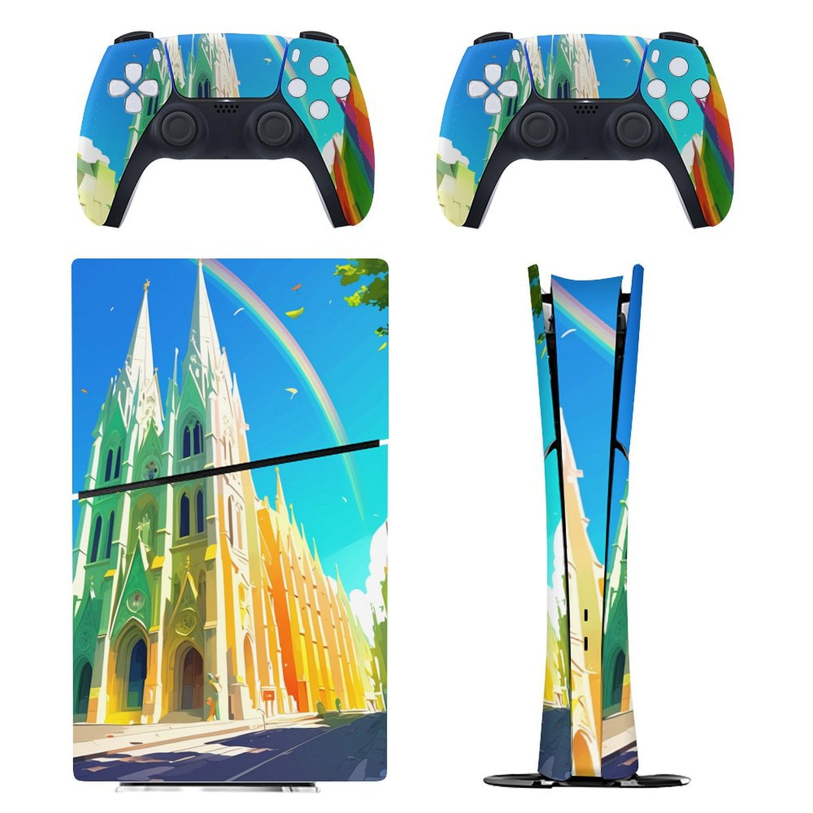 Skin Sticker for PS5 Slim Standard PS5 Pro Disc Digital Edition Console ...