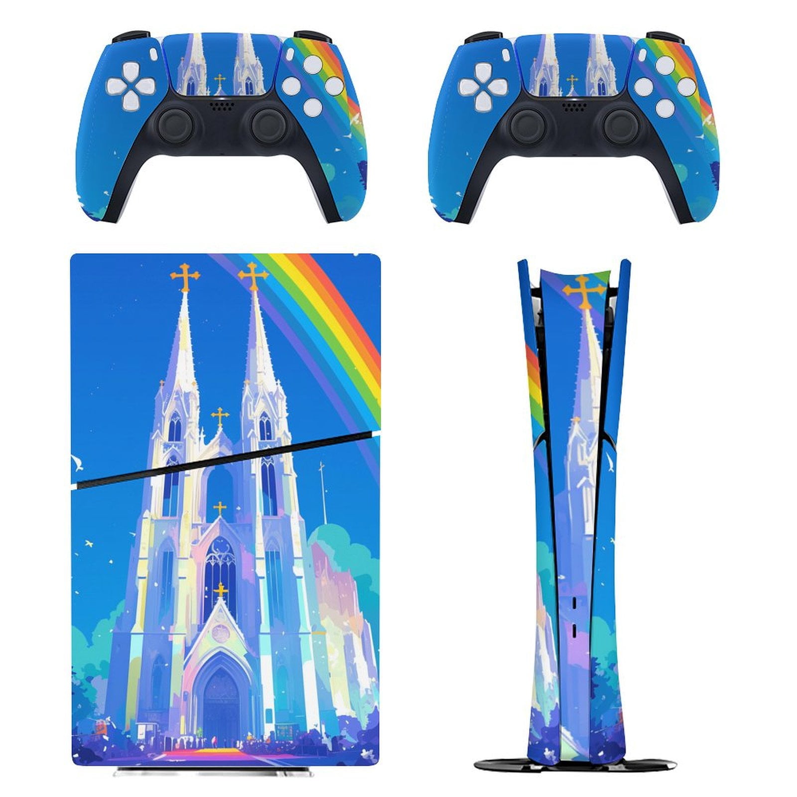 Skin Sticker for PS5 Slim Standard PS5 Pro Disc Digital Edition Console ...