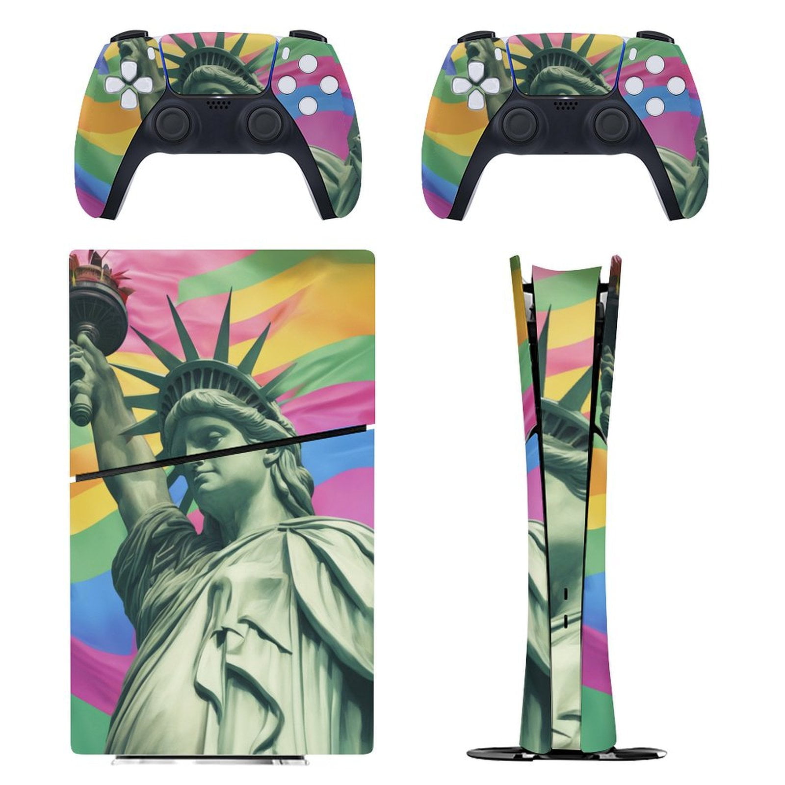 Skin Sticker for PS5 Slim Standard PS5 Pro Disc Digital Edition Console ...