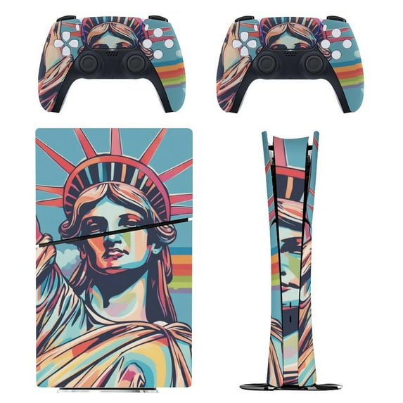 Skin Sticker for PS5 Slim Standard PS5 Pro Disc Digital Edition Console ...