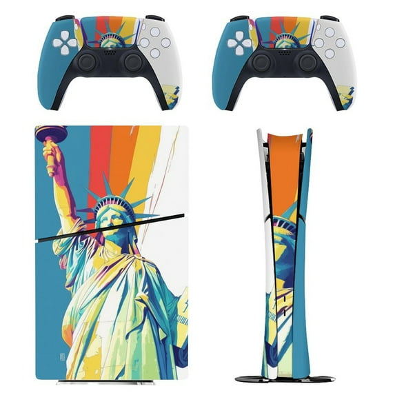 Skin Sticker for PS5 Slim Standard PS5 Pro Disc Digital Edition Console ...