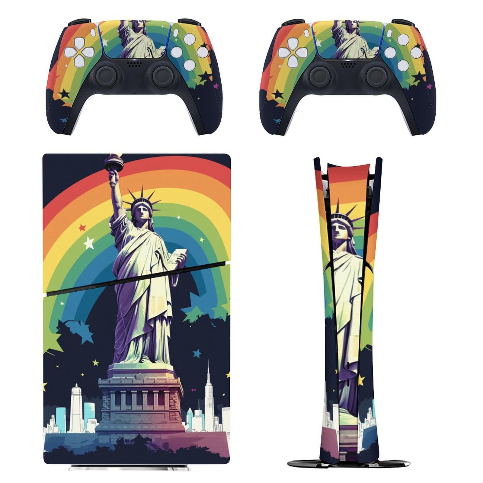 Skin Sticker for PS5 Slim Standard PS5 Pro Disc Digital Edition Console ...