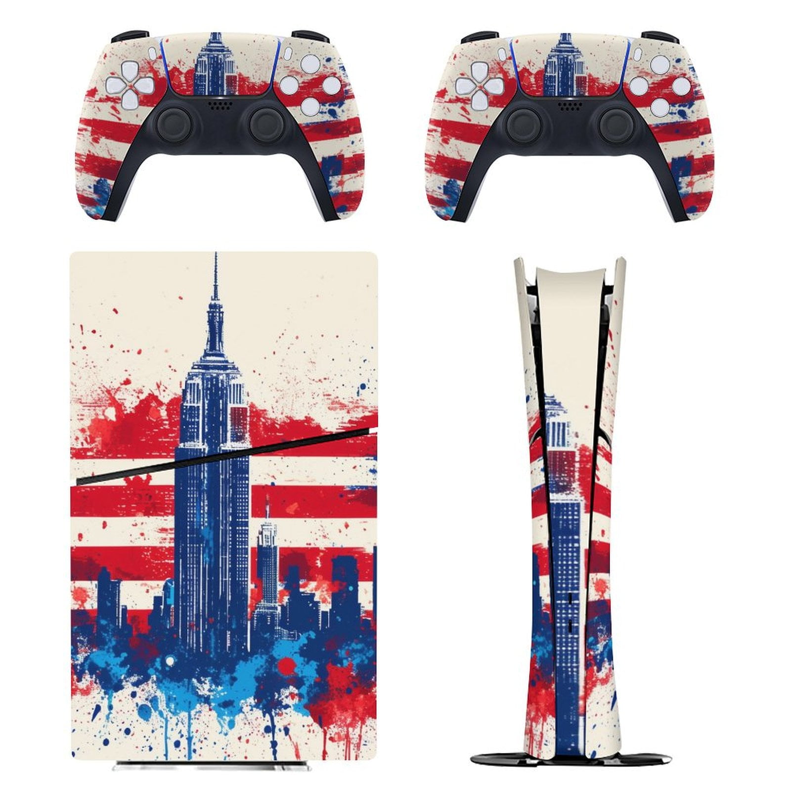 Skin Sticker for PS5 Slim Standard PS5 Pro Disc Digital Edition Console ...