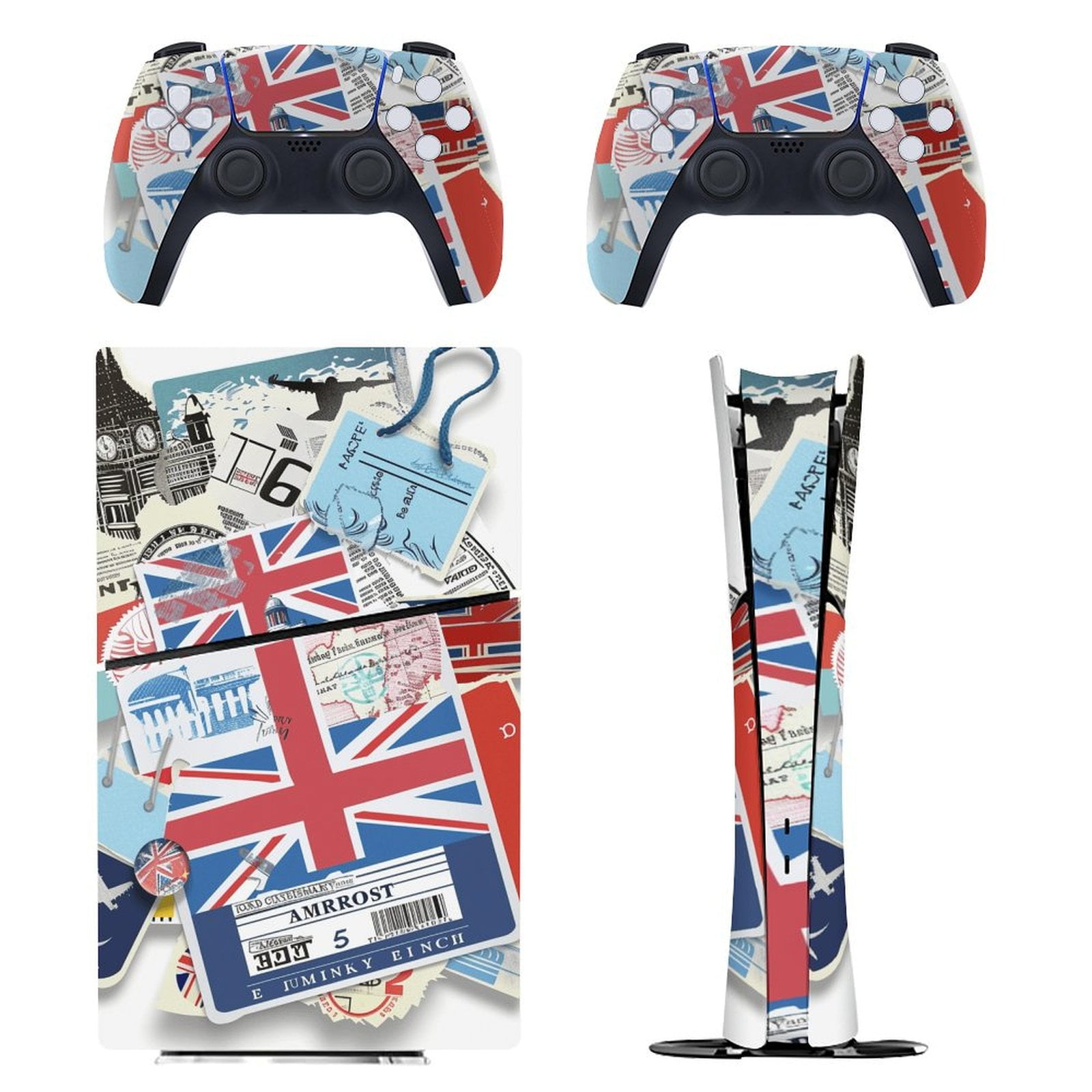 Skin Sticker for PS5 Slim Standard PS5 Pro Disc Digital Edition Console ...