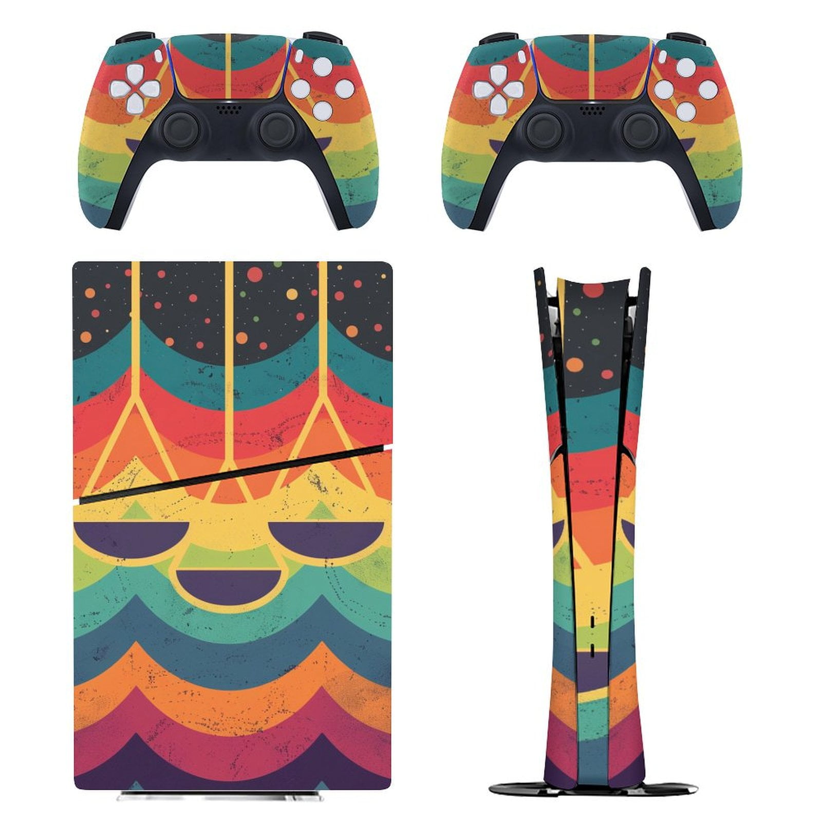 Skin Sticker for PS5 Slim Standard PS5 Pro Disc Digital Edition Console ...