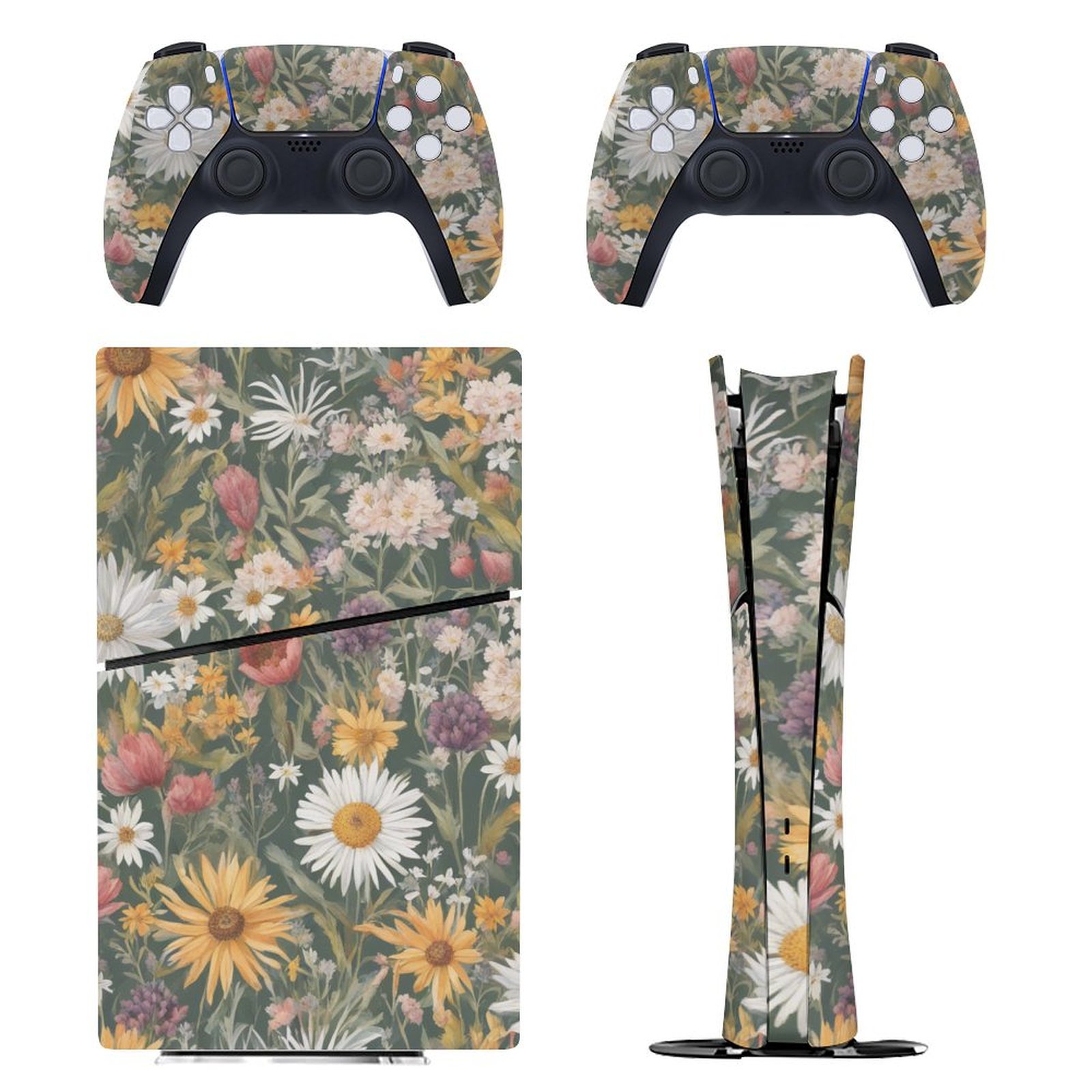 Skin Sticker for PS5 Slim Standard PS5 Pro Disc Digital Edition Console ...